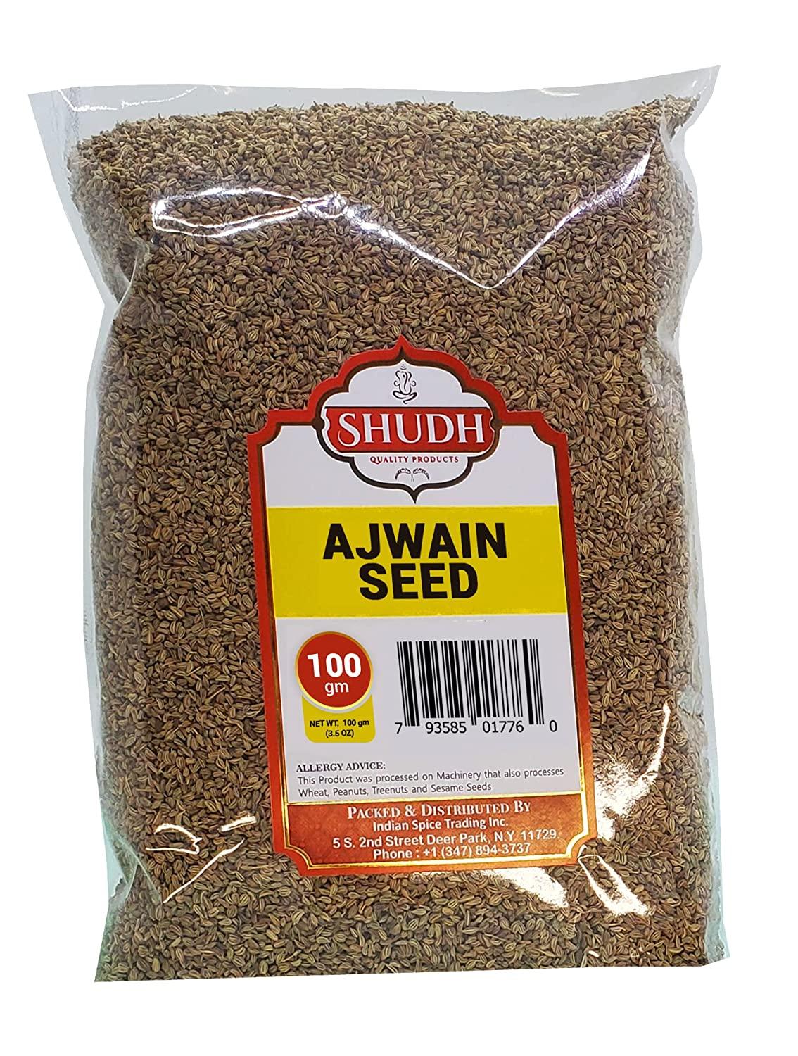 Ajwain Seeds (Carom Bishops Seed) Whole Spice 3.5oz (100g) - Natural ...