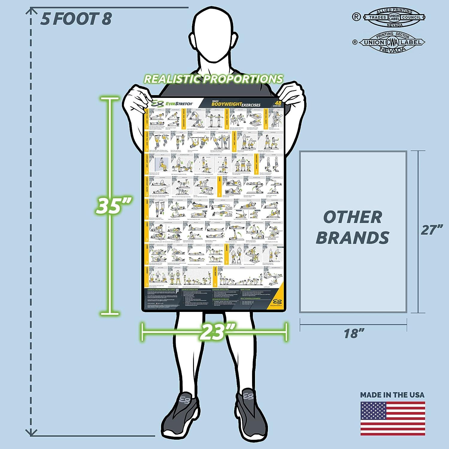 Weight Exercises Chart And Instruction