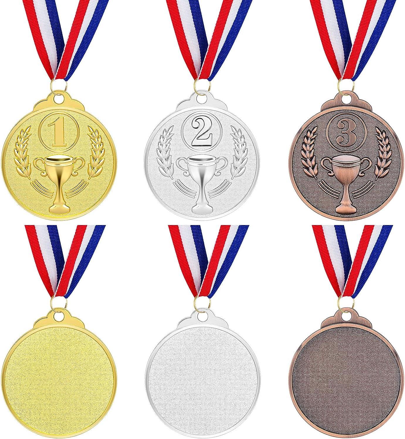 Award Medals Gold Silver Bronze Winner Medals 1st 2nd 3rd Prizes for ...