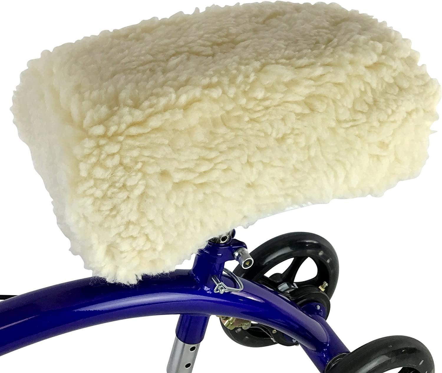 KneeRover Deluxe Sheepette Knee Walker Kneepad Cover - Thick ...