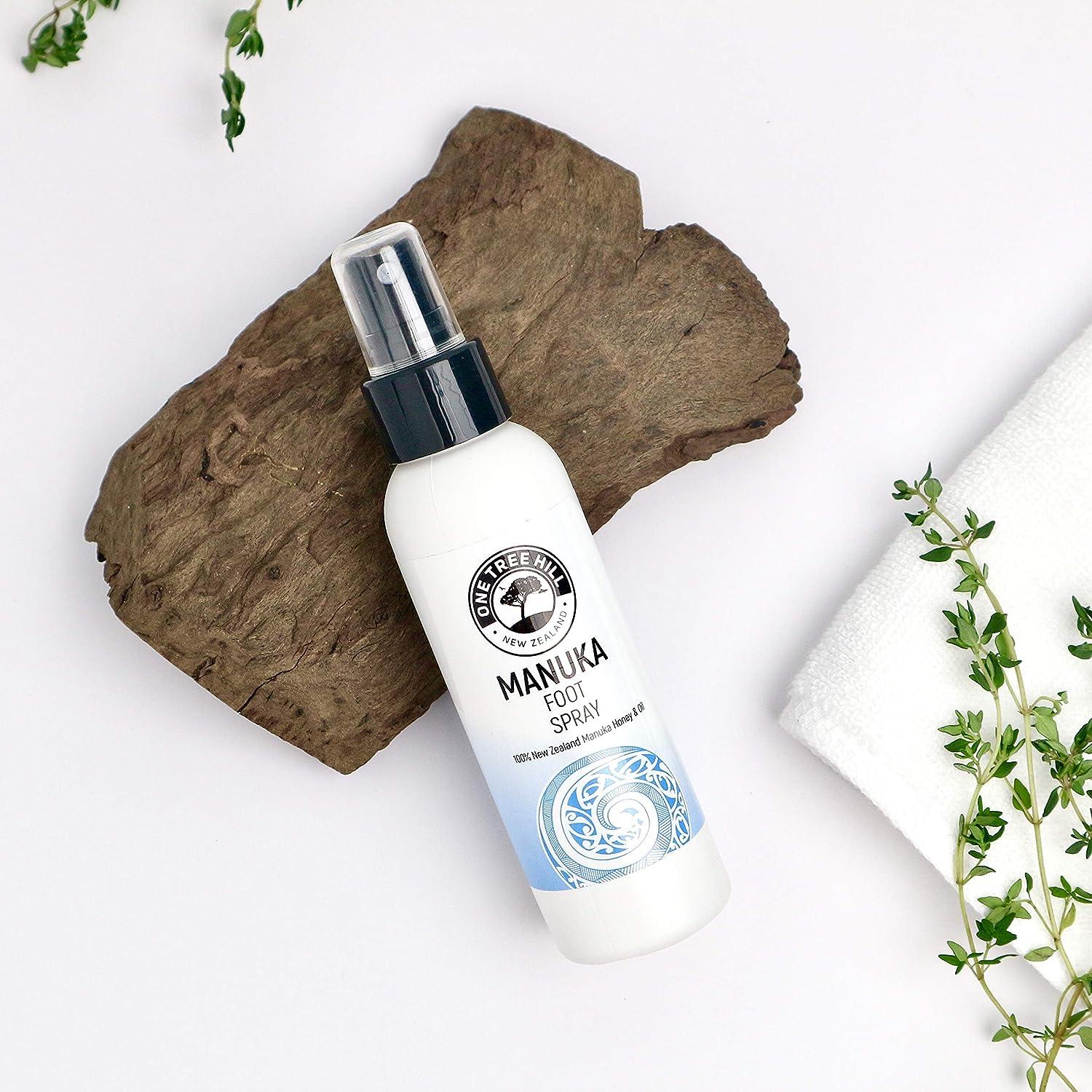One Tree Hill Manuka Foot Spray - 100% New Zealand Manuka Honey & Oil Deodorizer - Shoe and Foot ...