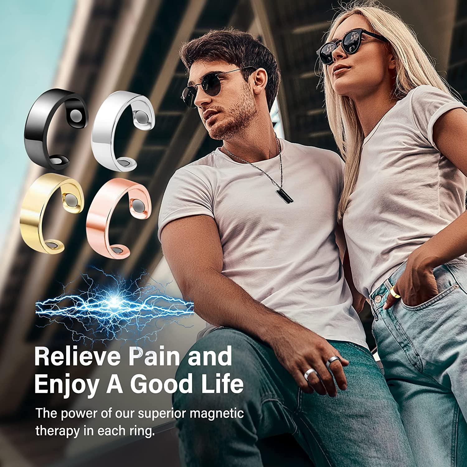 Lymphatic Drainage Ring Set - Pain Relief & Fatigue Reduction ...