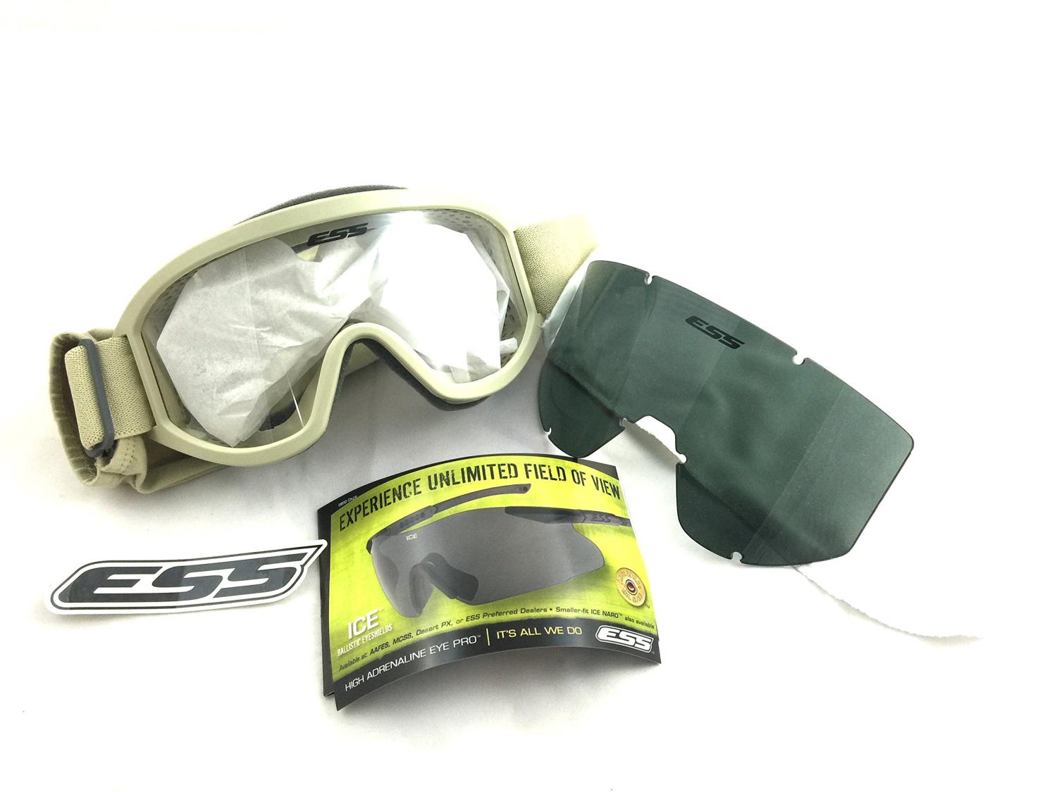 ESS 740-0207 Land Ops Goggles - Desert Tan | Eye Safety Systems | Buy ...