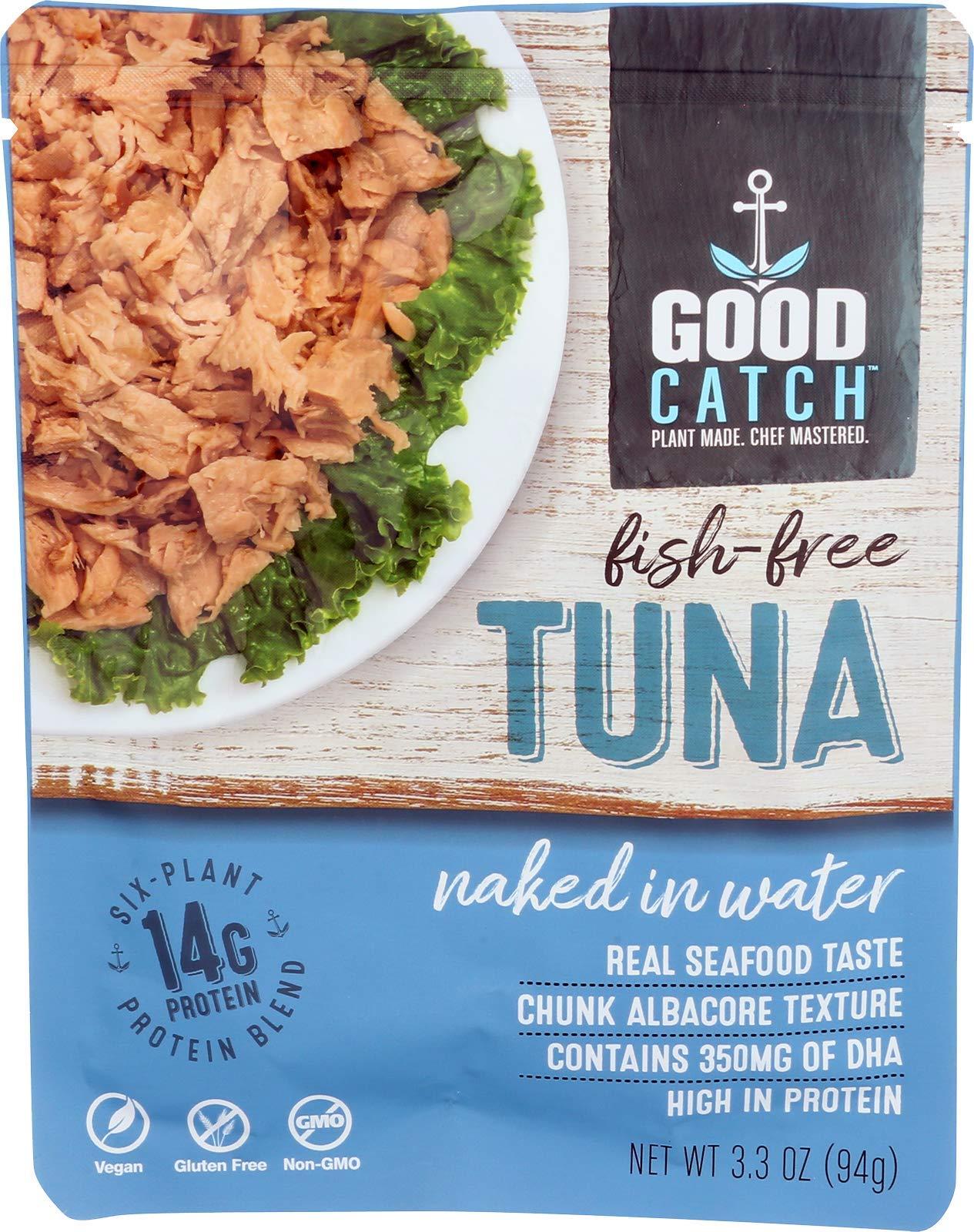 Good Catch Plant-Based Fish Free Tuna in Water - 3oz Pouch | Vegan ...