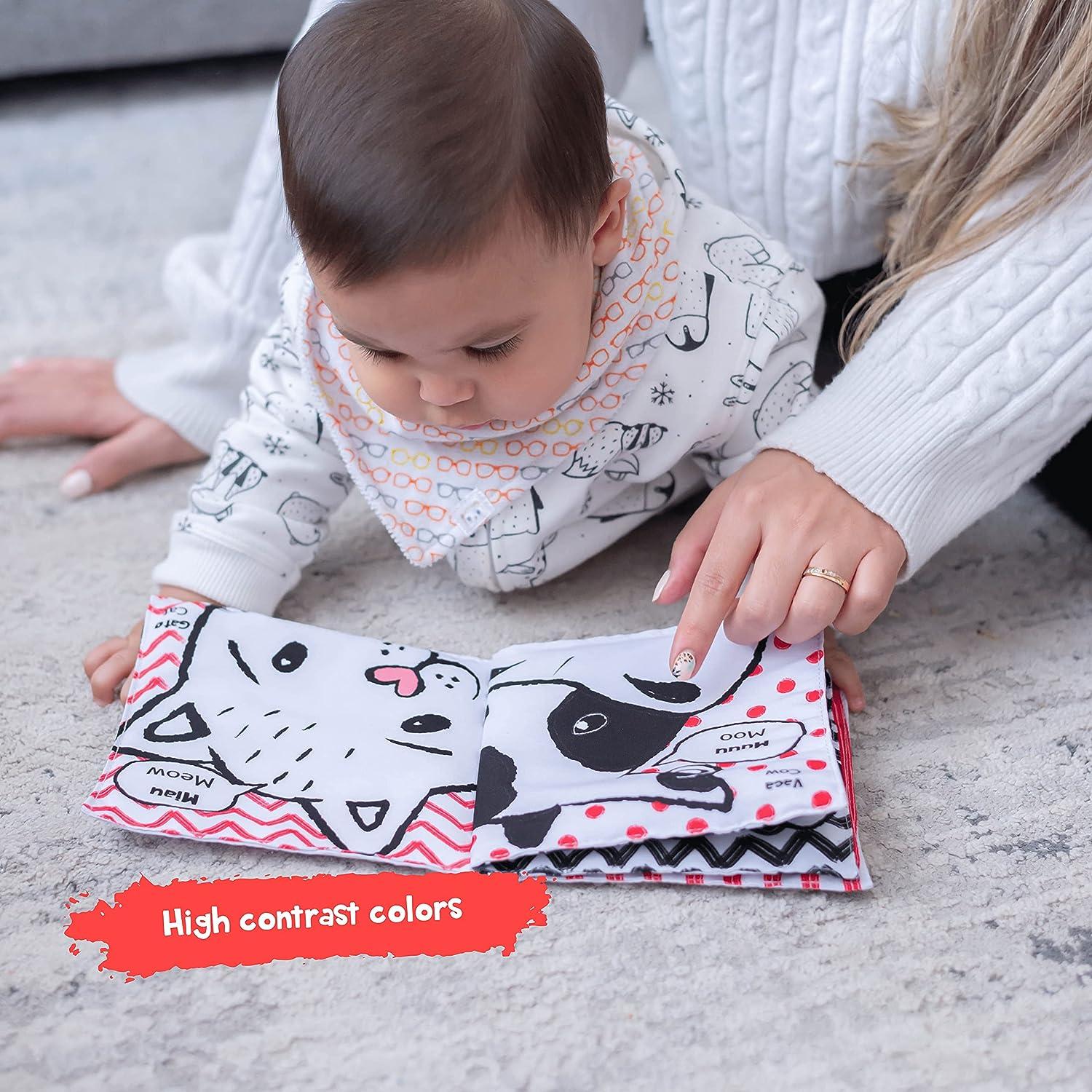 Just Imagine Bilingual Baby Cloth Book Set in Spanish and English ...
