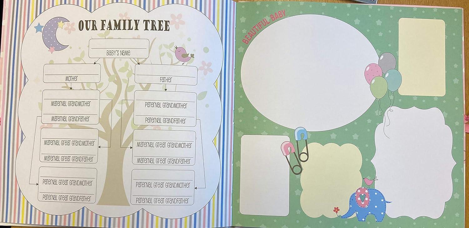My First Year Baby Record Log Book - Blue | Capture Milestones from ...