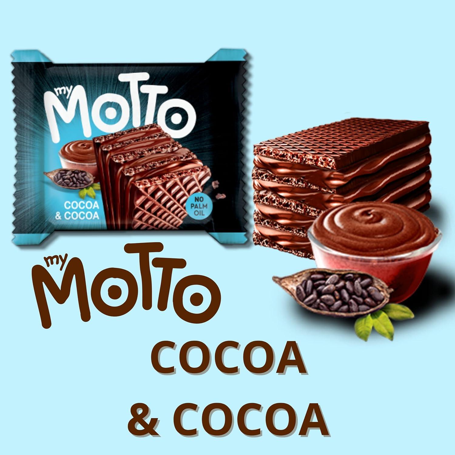 My Motto Chocolate Wafers 30 Individual Wrapped Wafers 34g each Bulk ...