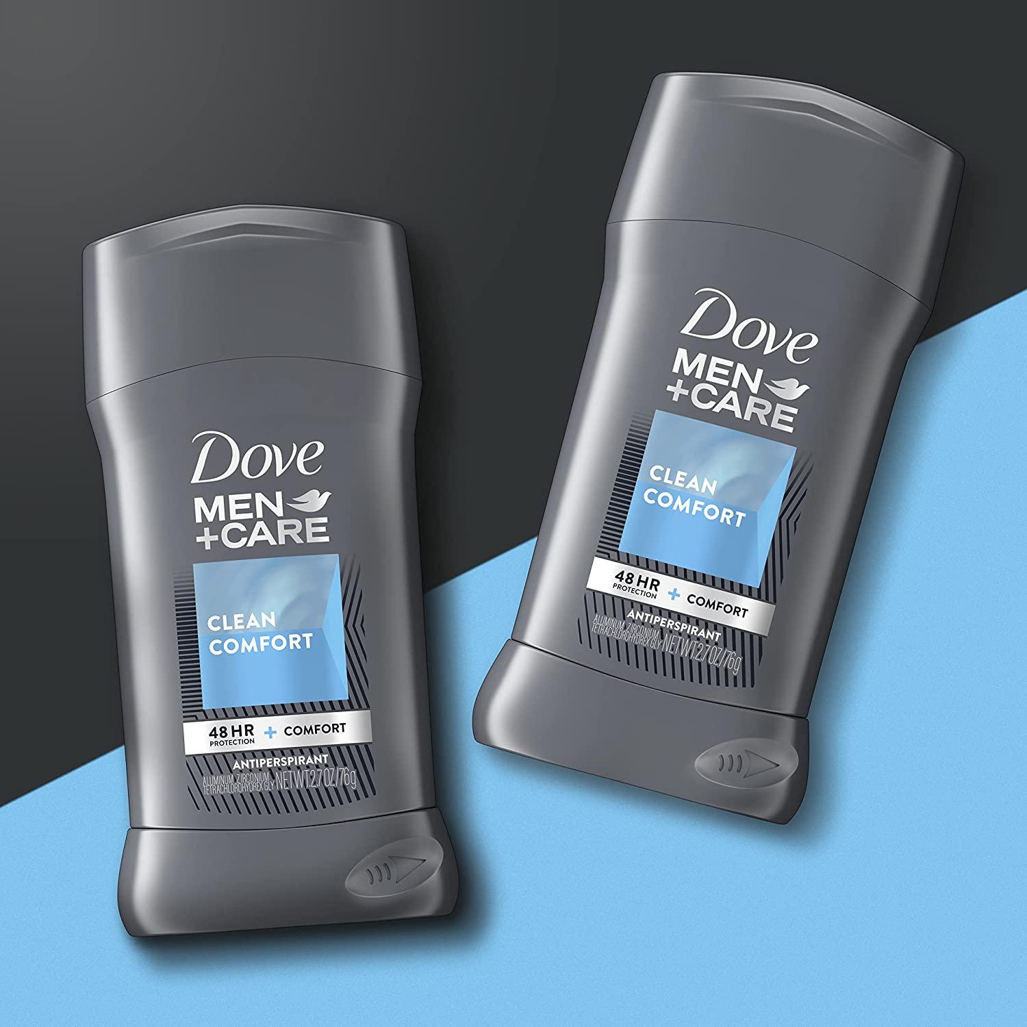 Dove Men+Care Antiperspirant Deodorant 48-Hour Wetness Protection Clean ...