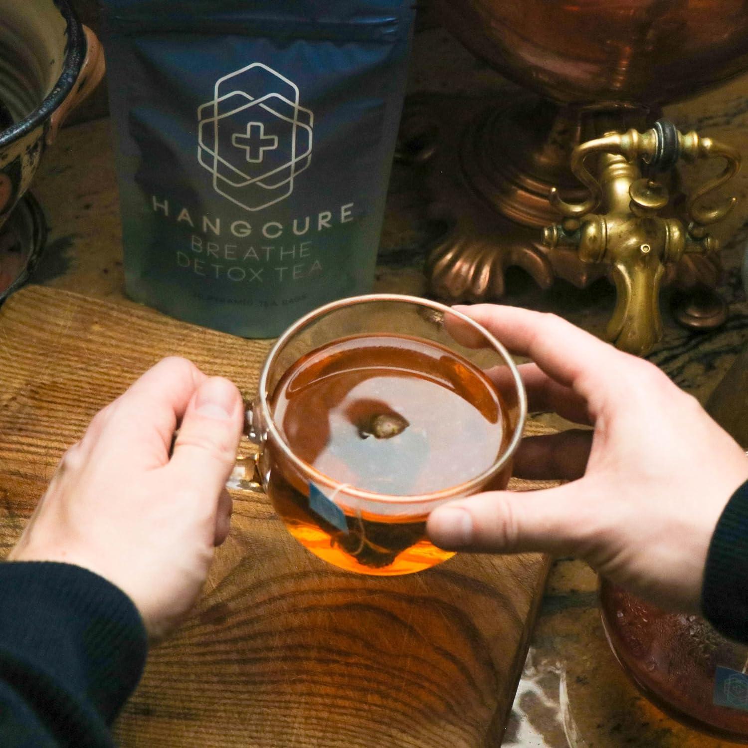 Breathe Tea by Hangcure - Lung Cleanse Tea with Mullein Leaf Extract ...