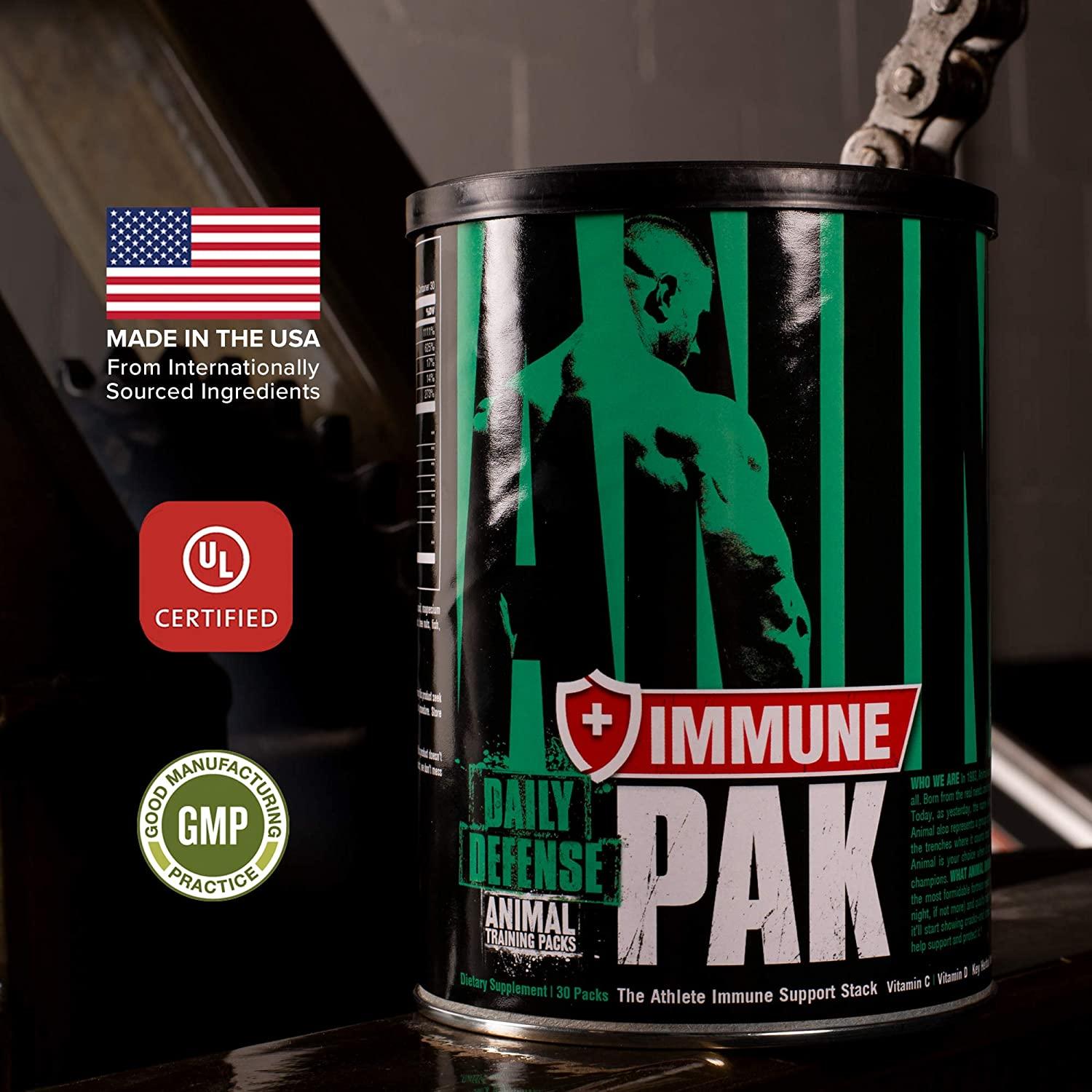 Animal Immune Pak - Zinc, Vitamin C, Vitamin D, Olive Leaf Extract ...