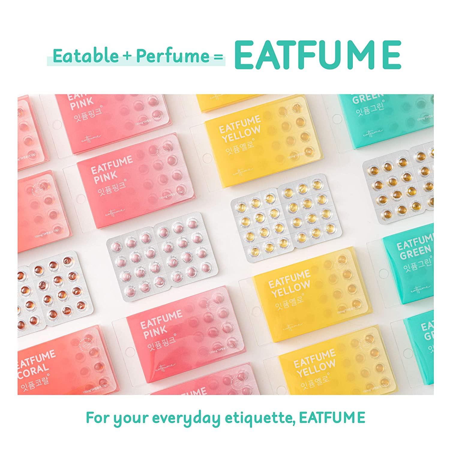 EATFUME Breath Freshener Capsules - Vegetarian Bad Breath Saver with ...