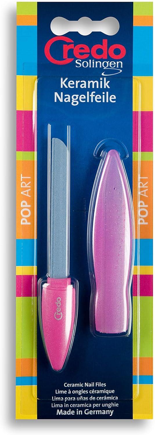 CREDO POP ART Ceramic Nail File 3 Filing Surfaces Pink | Buy Now with ...