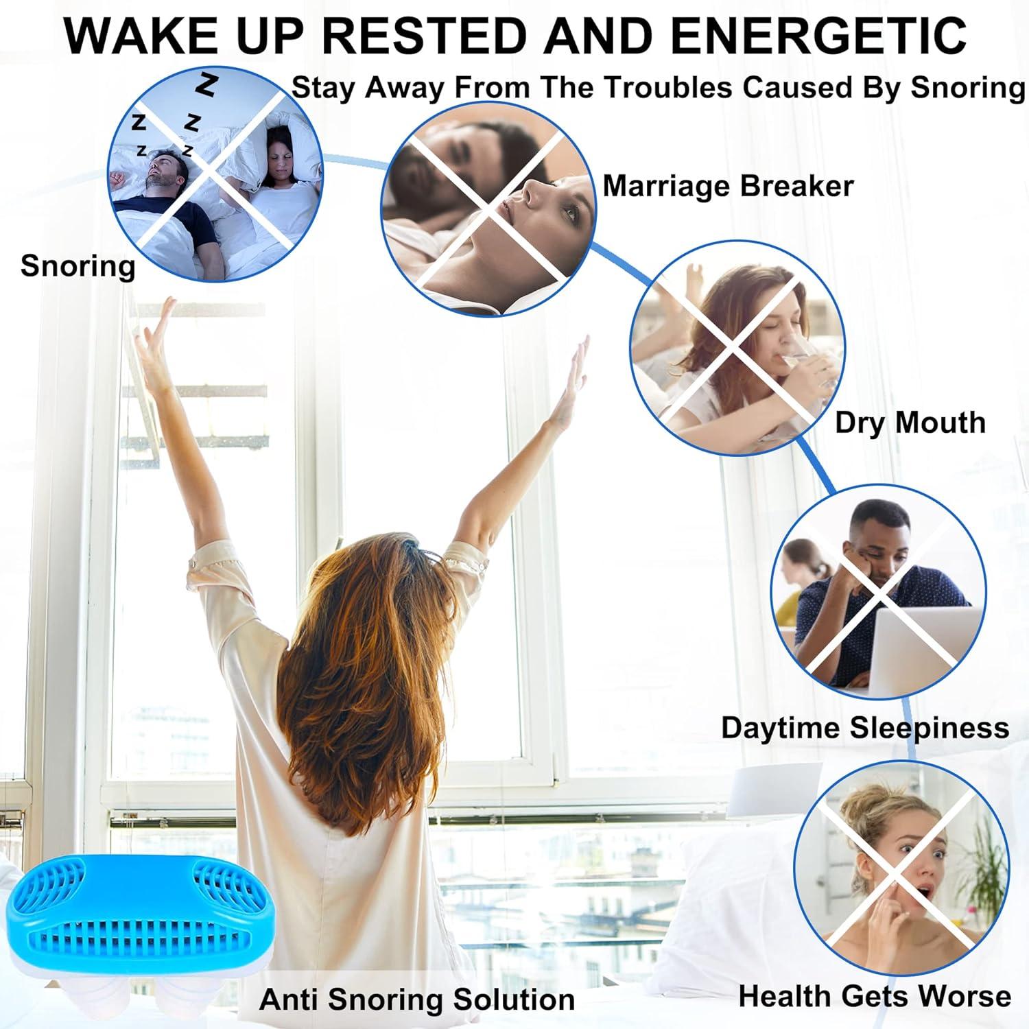 Anti Snoring Nose Vents - Snore Stopper for Better Sleep - Nasal ...