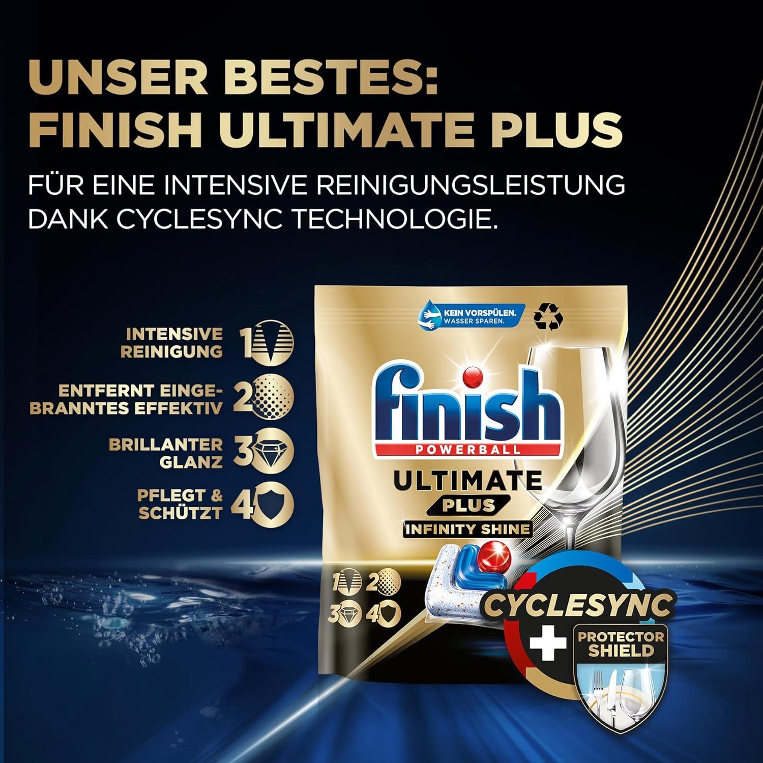 Finish Classic Dishwasher Tabs | Phosphate-Free Dishwashing | 125 Tabs ...