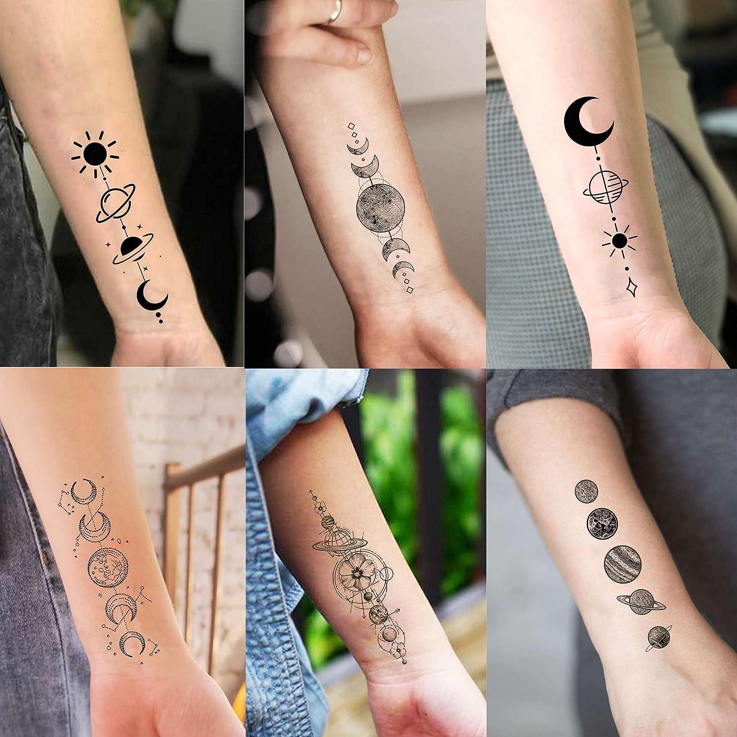 Simple Solar System Tattoos