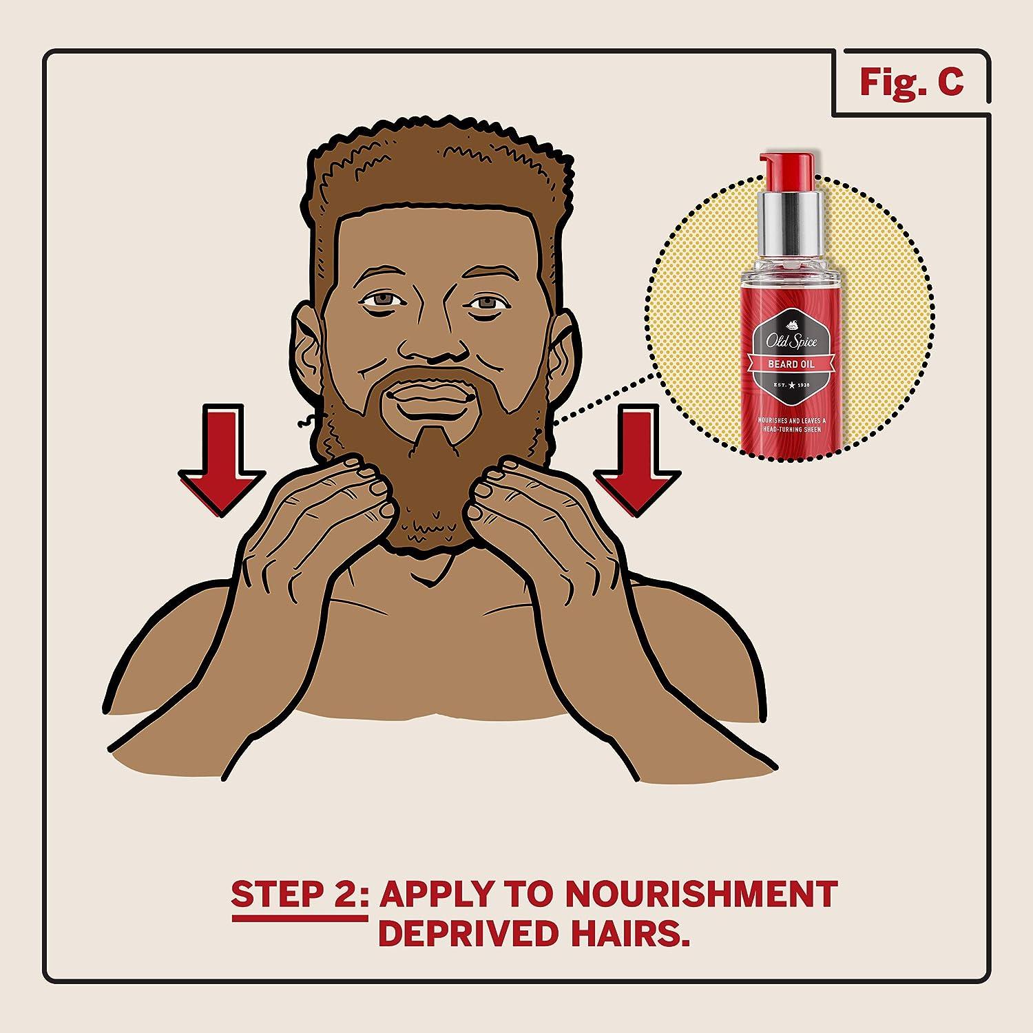 Old Spice Beard Oil for Men 1.7 oz - Grooming Essential for Smooth ...