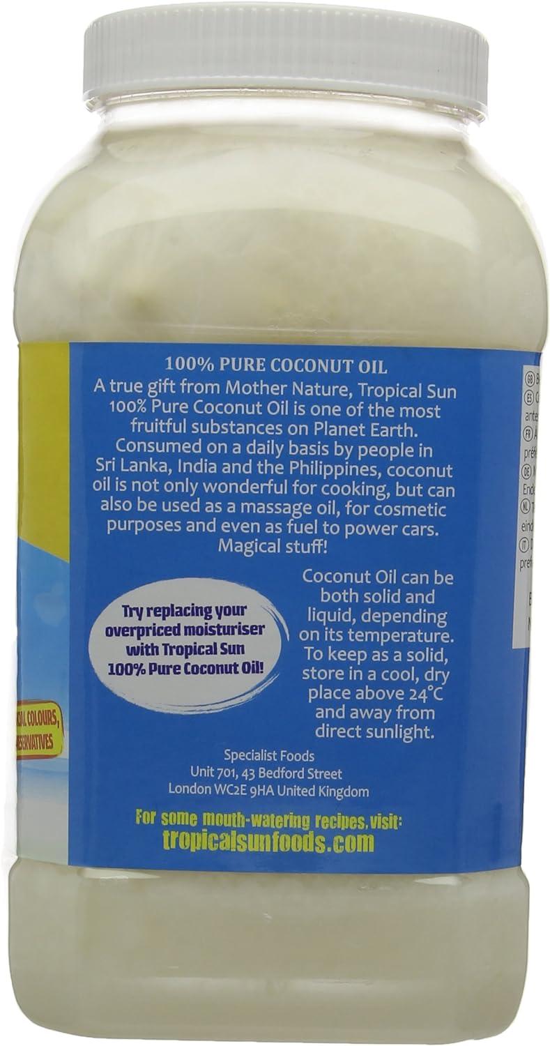 Tropical Sun Coconut Oil 100% Pure 2L | Buy Now with Express ...