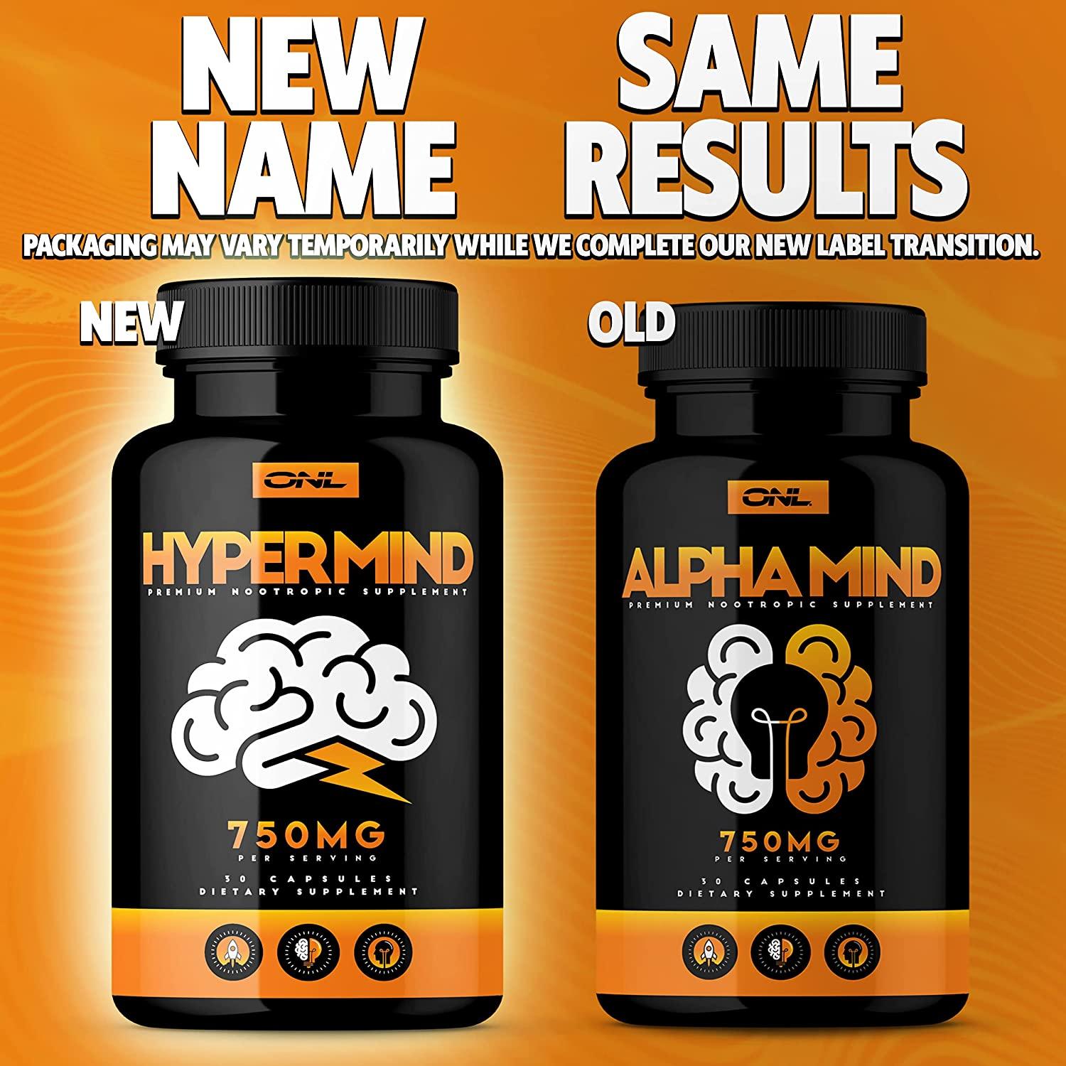 Hyper Mind Premium Nootropic Brain Booster Supplement - Enhance Focus ...