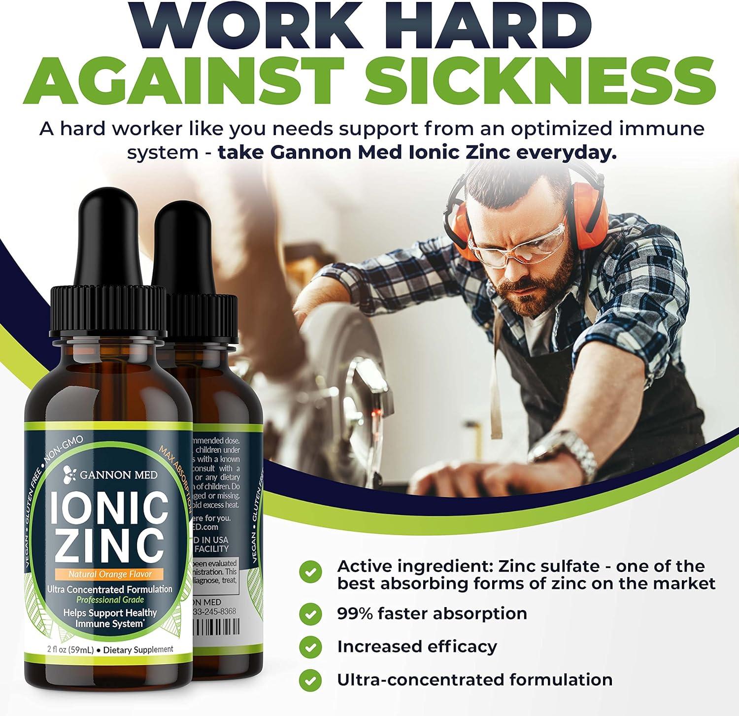 Zinc Chelate Immune Booster - Ionic Zinc Liquid Drops for Immunity ...