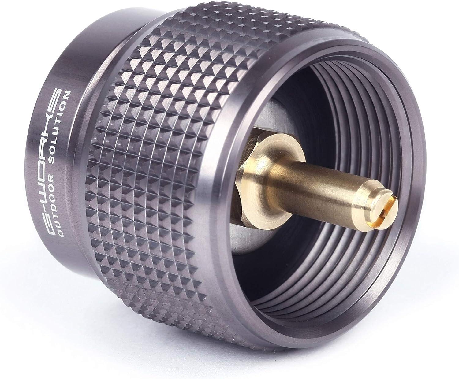 G-WORKS LPG Adapter - Camping Propane Small Tank to Lindal Valve ...