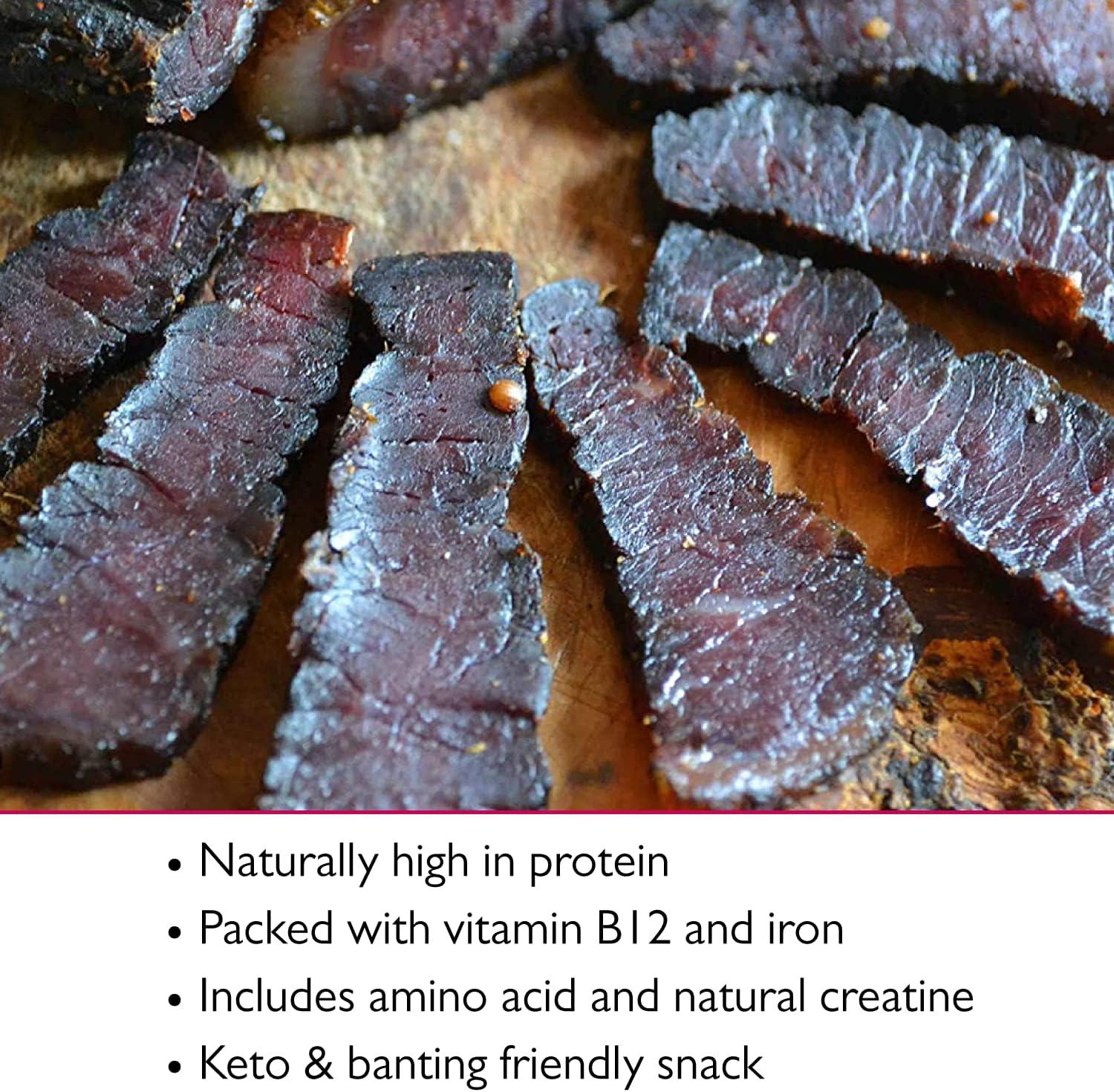 The Biltong Man | Peri-Peri Beef Biltong | Healthy High Protein Dried ...