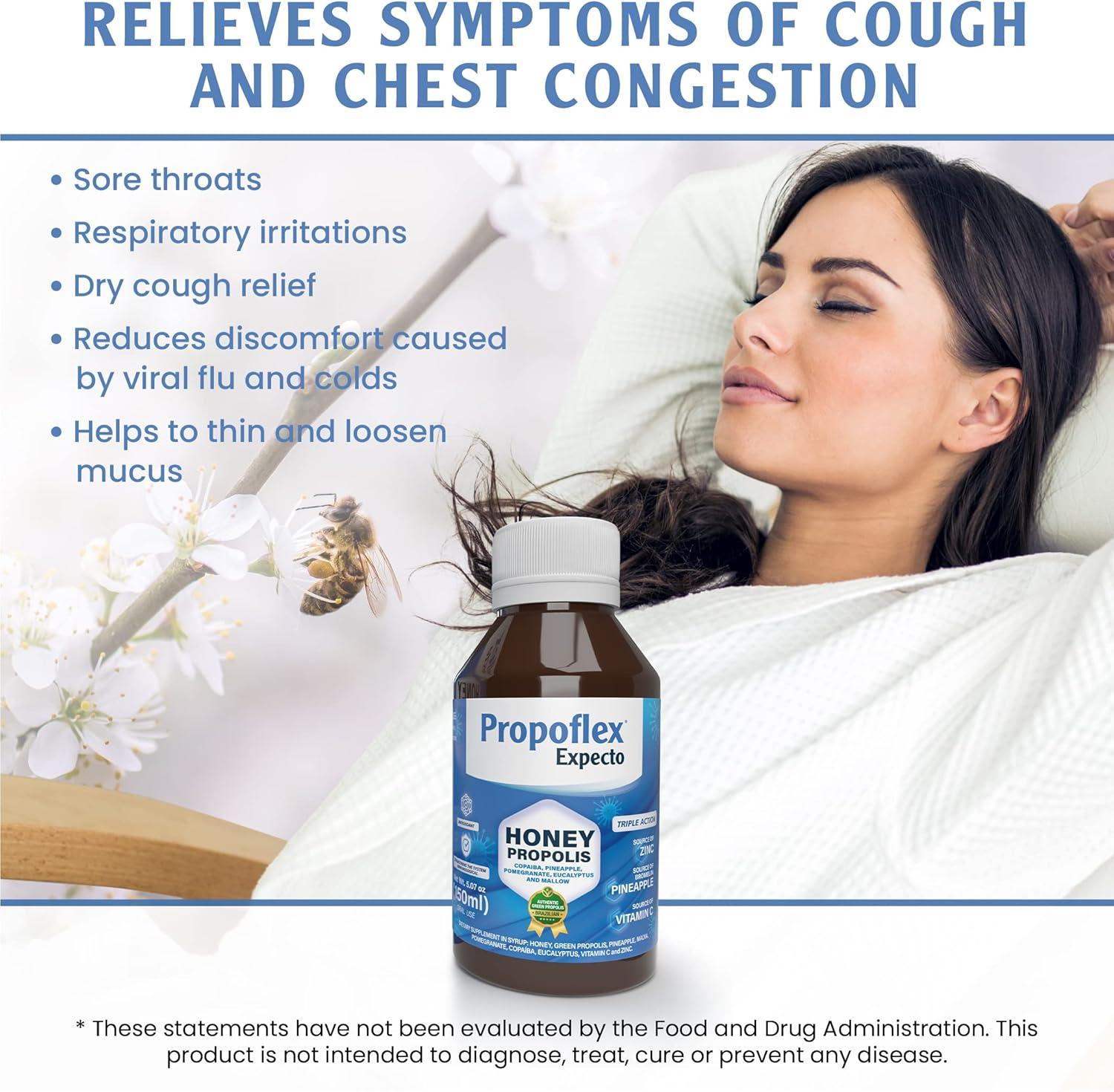 Beelife Propoflex Expecto Cough Syrup - Natural Triple-Action Relief ...
