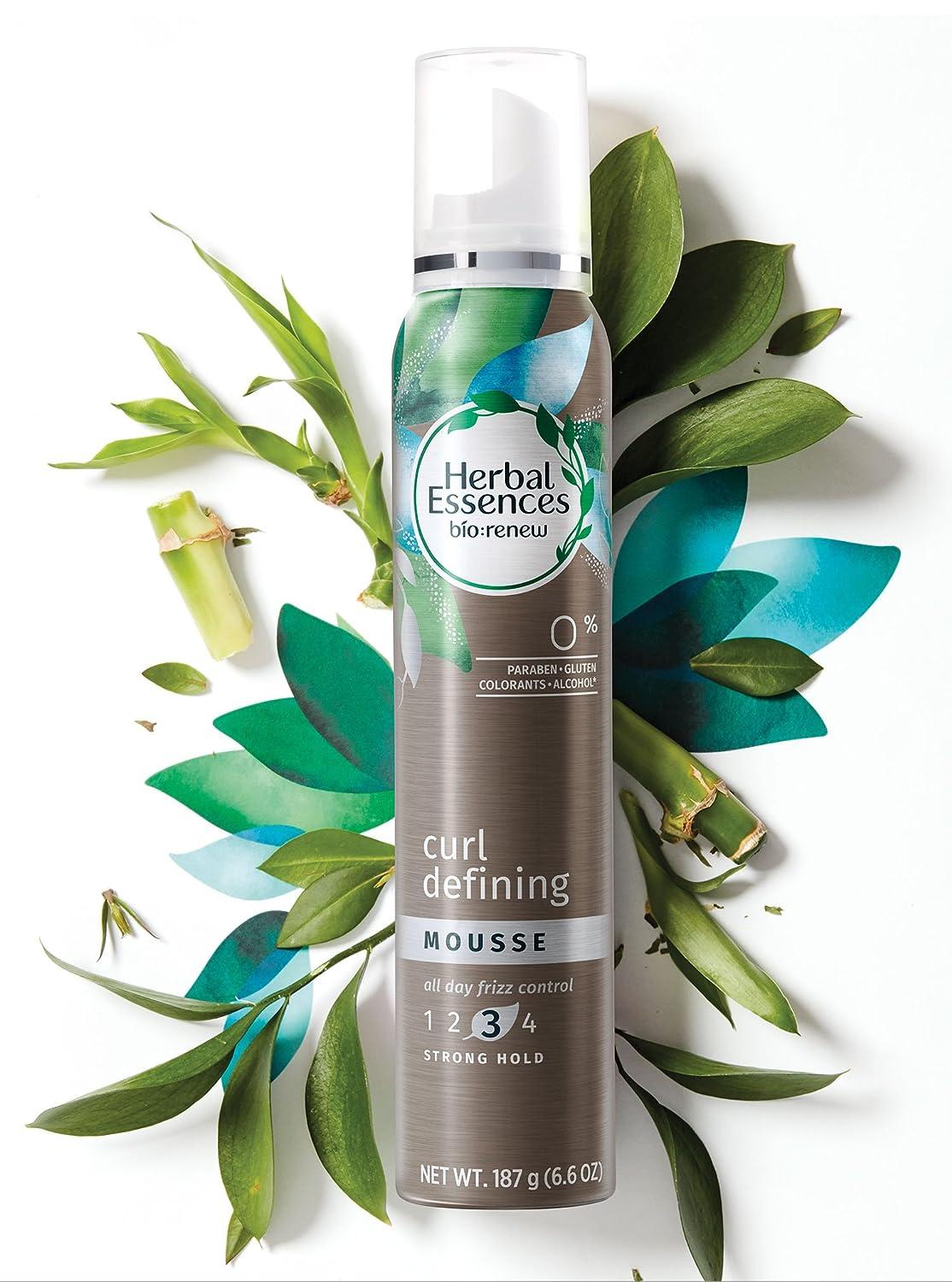 Herbal Essences Biorenew Curl Define Mousse 6.6 FL OZ - Long-Lasting ...