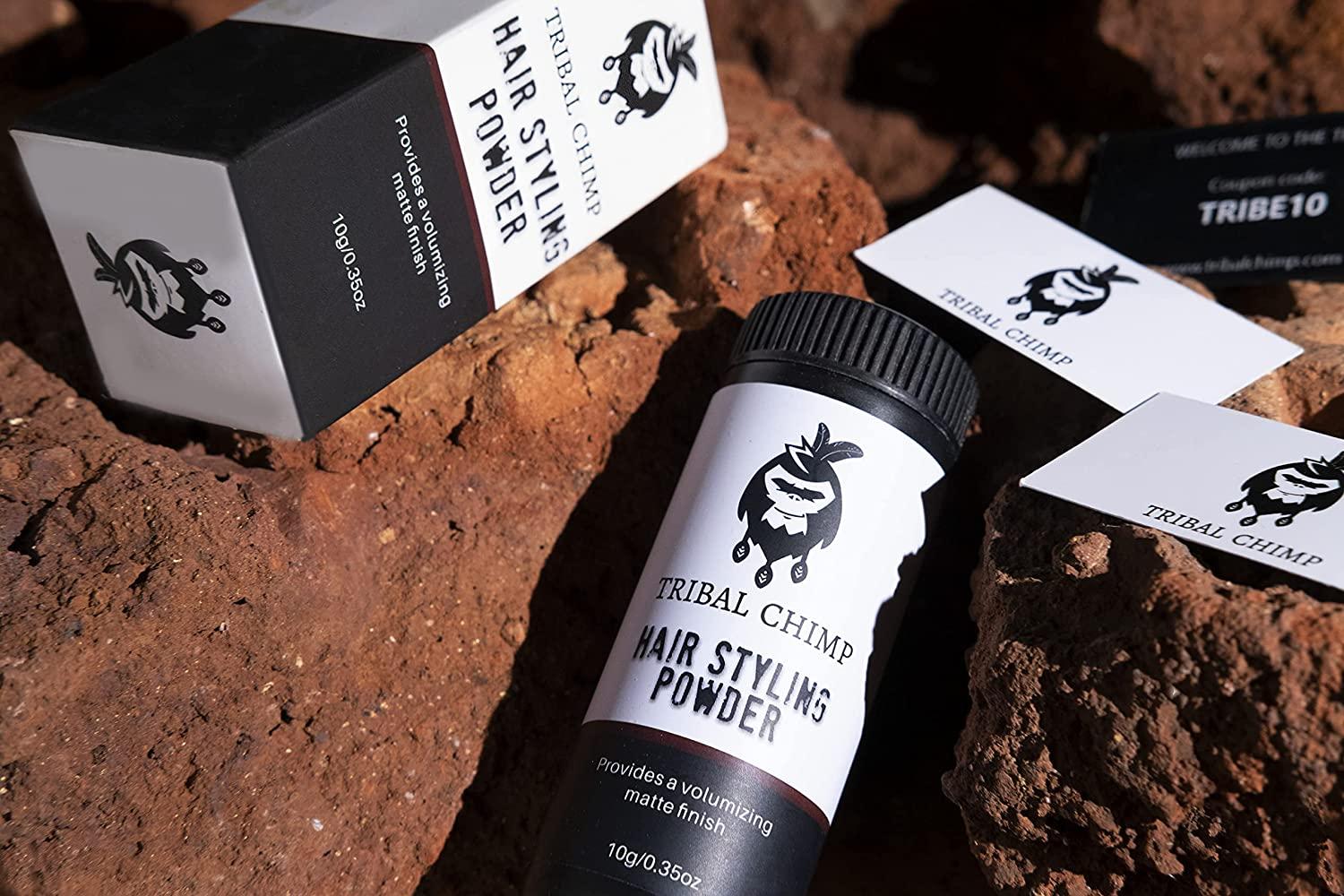 Tribal Chimp Hair Styling Powder - 3 PC Set | Volumizing & Texturizing ...