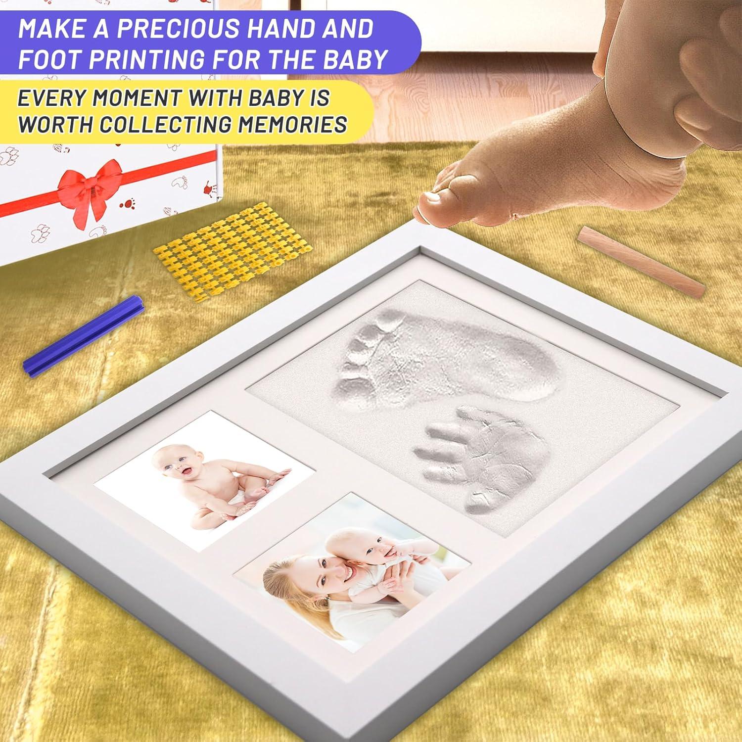 Baby Handprint & Footprint Kit | Plaster Print Baby Impression Set ...