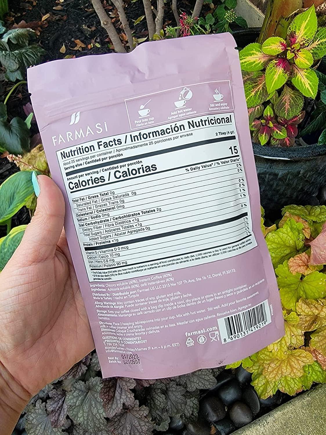 Nutriplus Chicory: Instant Coffee & Chicory Blend with Prebiotic Fiber ...