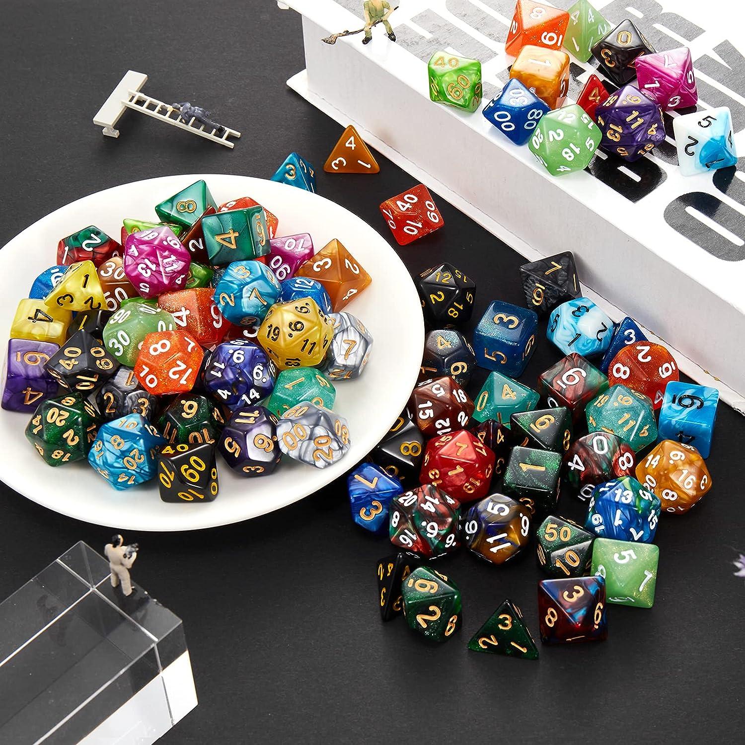 Coyeekn DND Dice Set - 175 Polyhedron Dice in 25 Colors for Dungeons ...