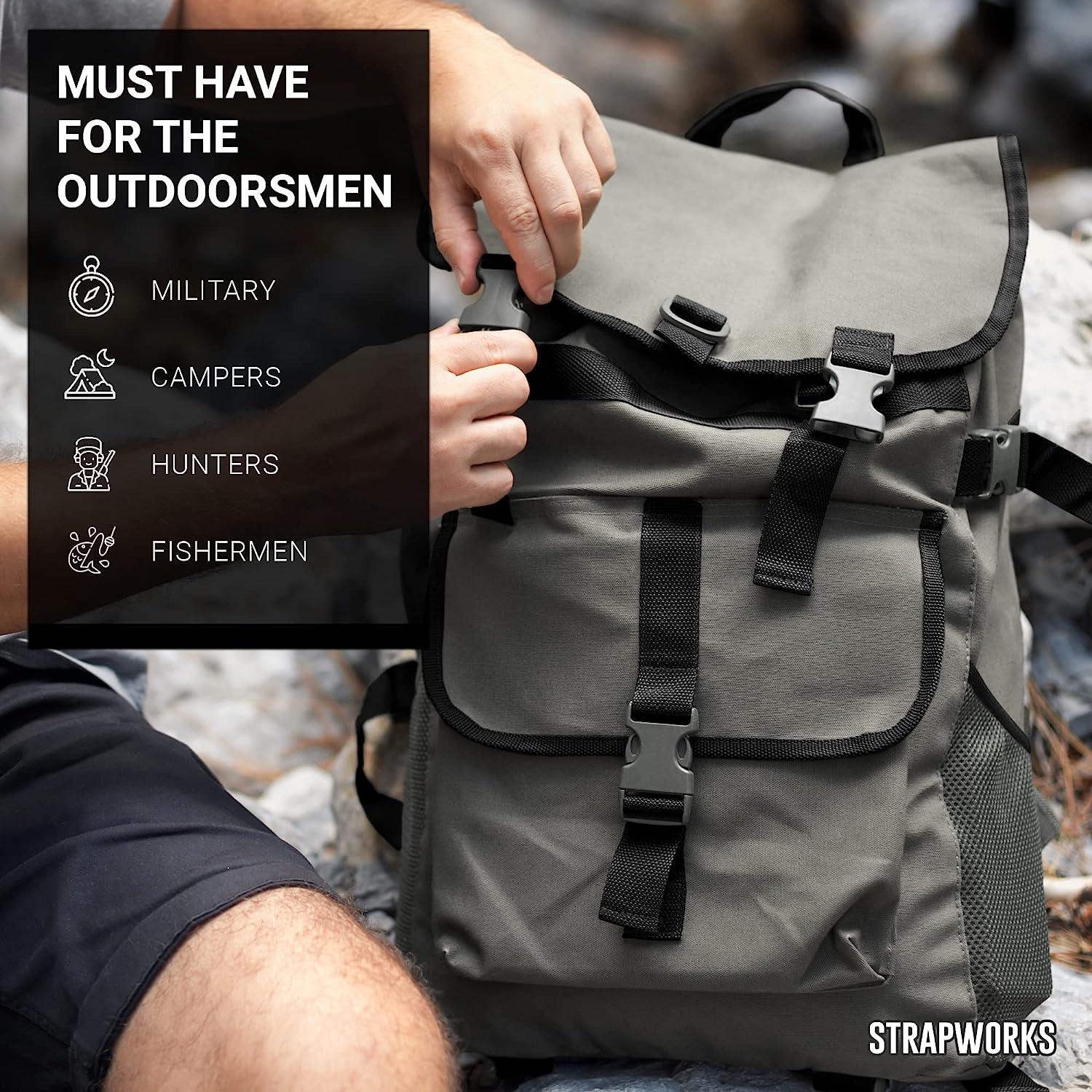 Strapworks Military Spec Flat Nylon Webbing MilSpec 17338 Strap For ...