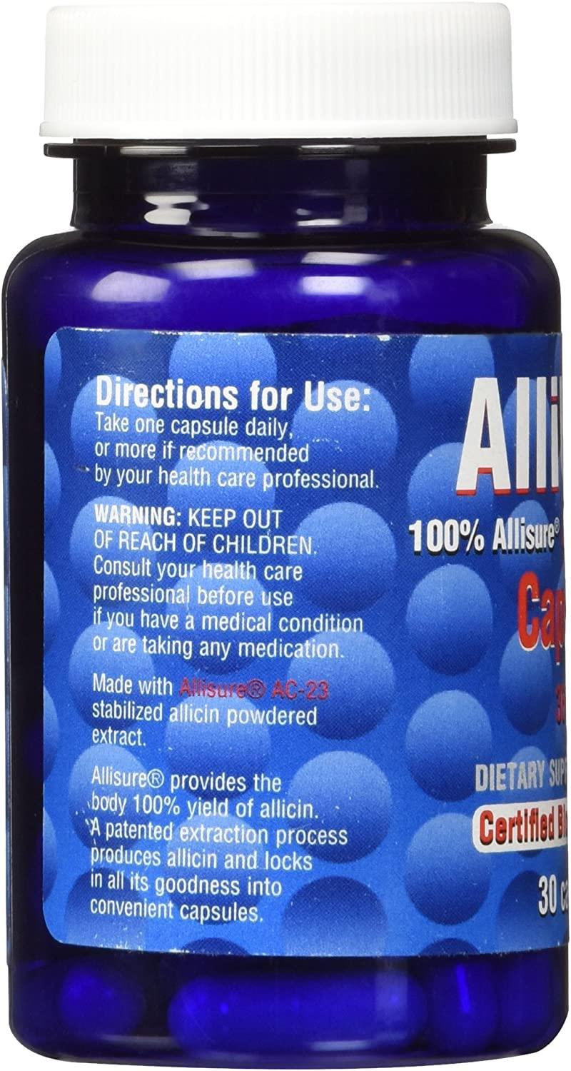 Allimax AlliUltra 360 mg Capsules - 30 Count | Premium Garlic Extract ...