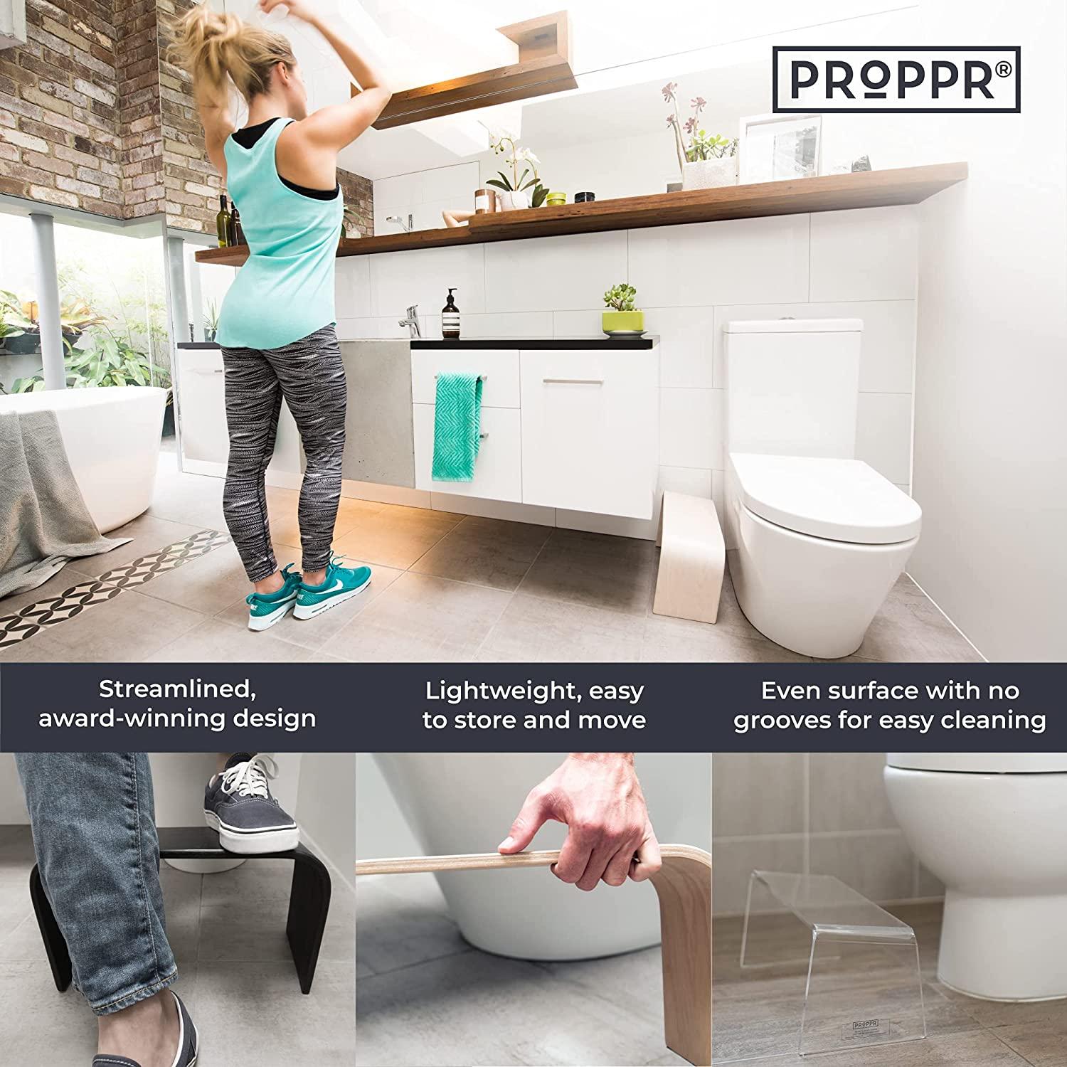 Bathroom Poop Stool - PROPPR Adult Squatting Toilet Stool with ...