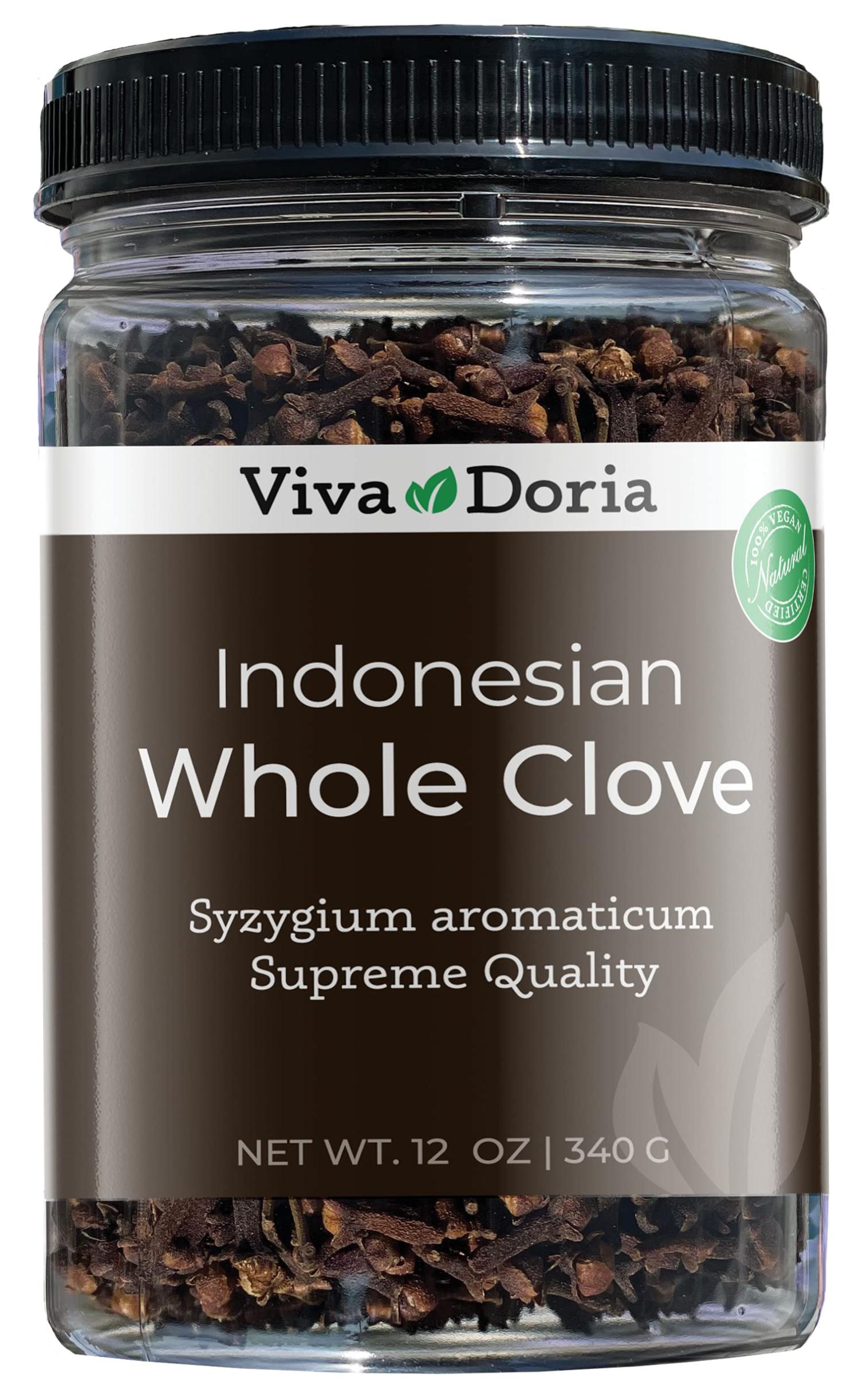 Viva Doria Whole Cloves 12 oz - Handpicked Indonesian Clove Buds | 340g ...