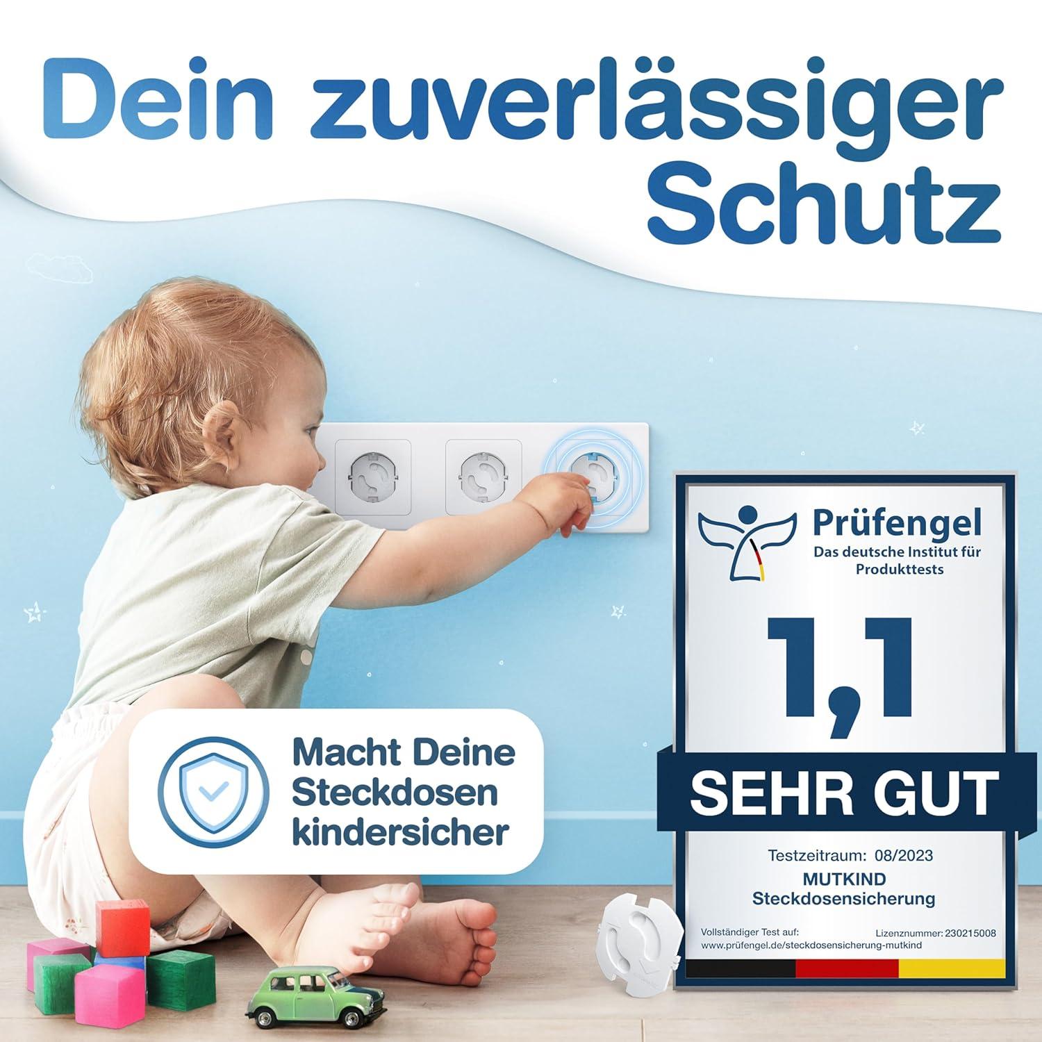 Mutkind Child Locking Sockets - 25 Piece Set with Tesa Glue | Safe ...