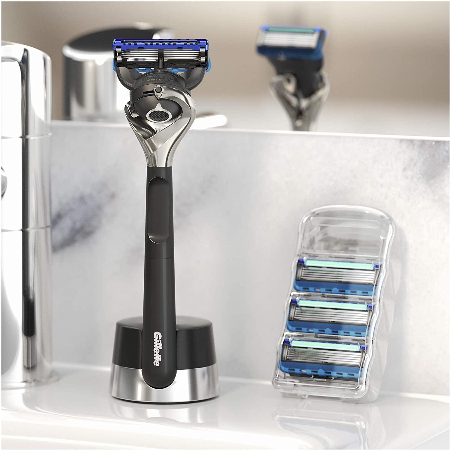 Gillette Fusion5 ProGlide Razor for Men + 4 Refill Blades - Precision ...