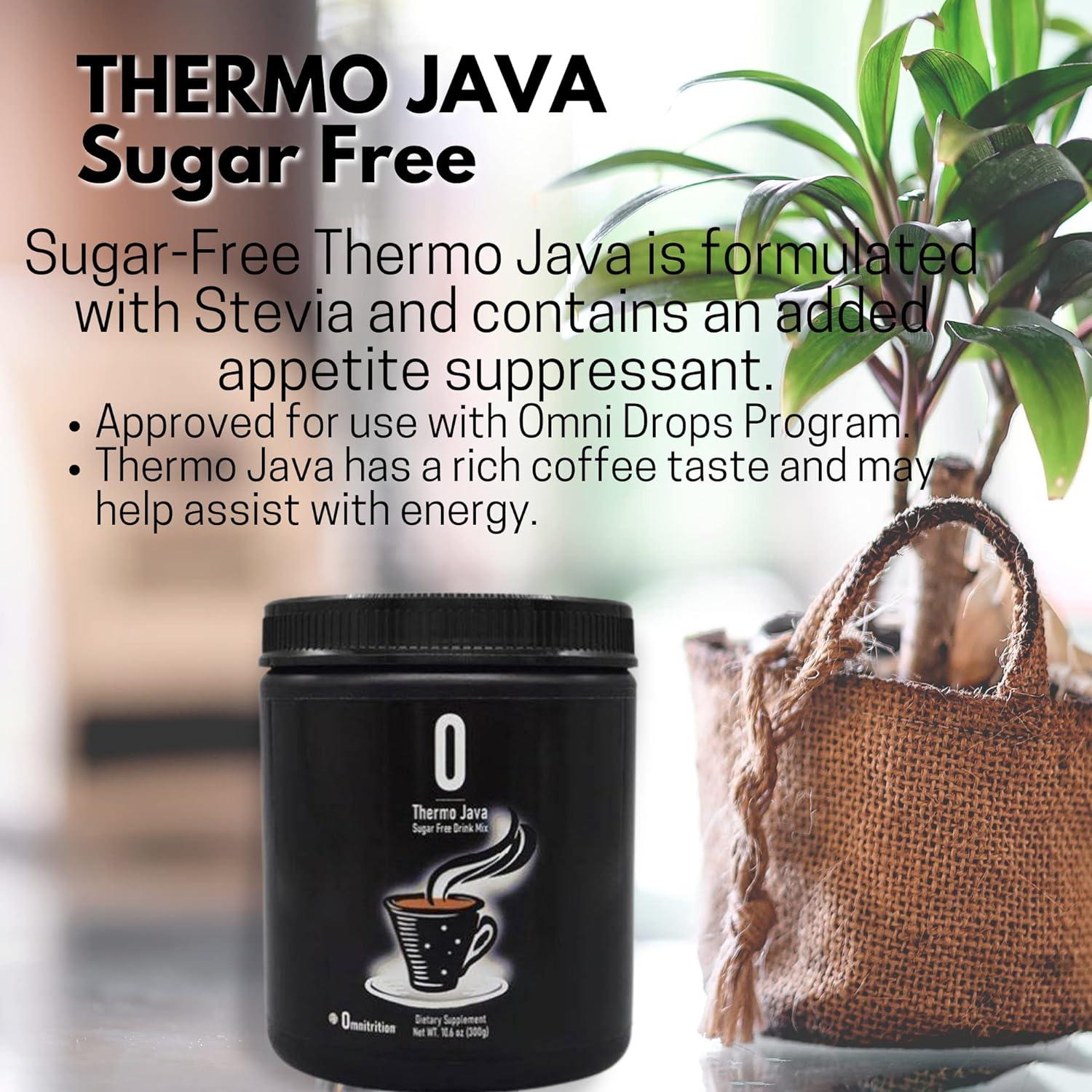 Omnitrition Thermo Java Sugar Free Drink Mix 10.6 oz - Energy-Boosting ...