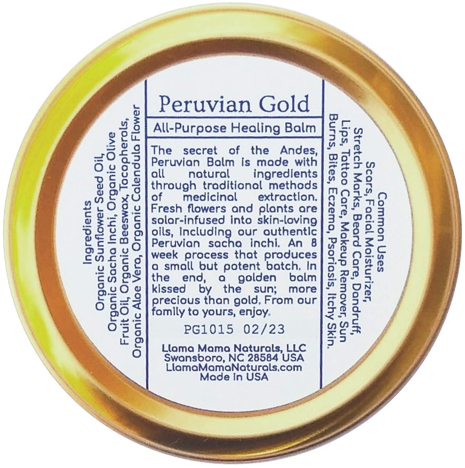 Peruvian Gold Llama Mama Healing Balm | Organic All Purpose Balm for ...