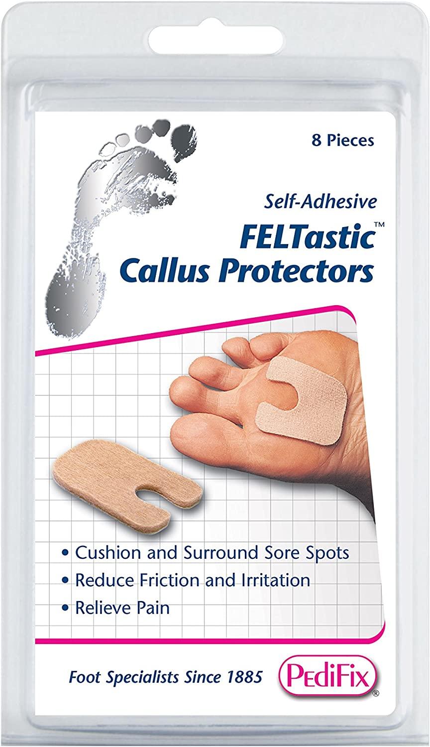 PediFix Felt Callus Protectors - 8-Count | Pain Relief for Corns and ...