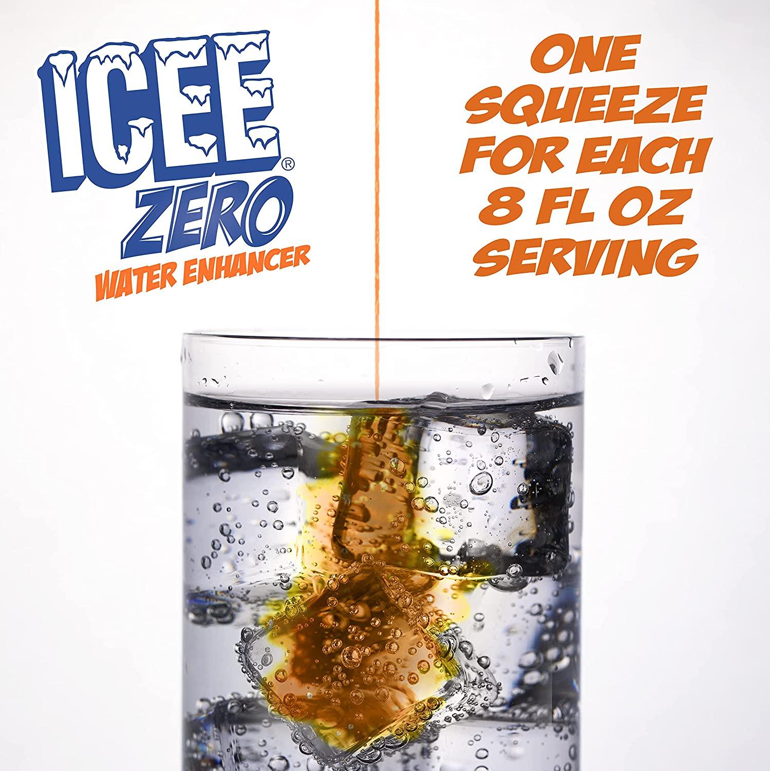 ICEE Zero Calorie Orange Liquid Water Enhancer - 1.62 Fl Oz Concentrate ...