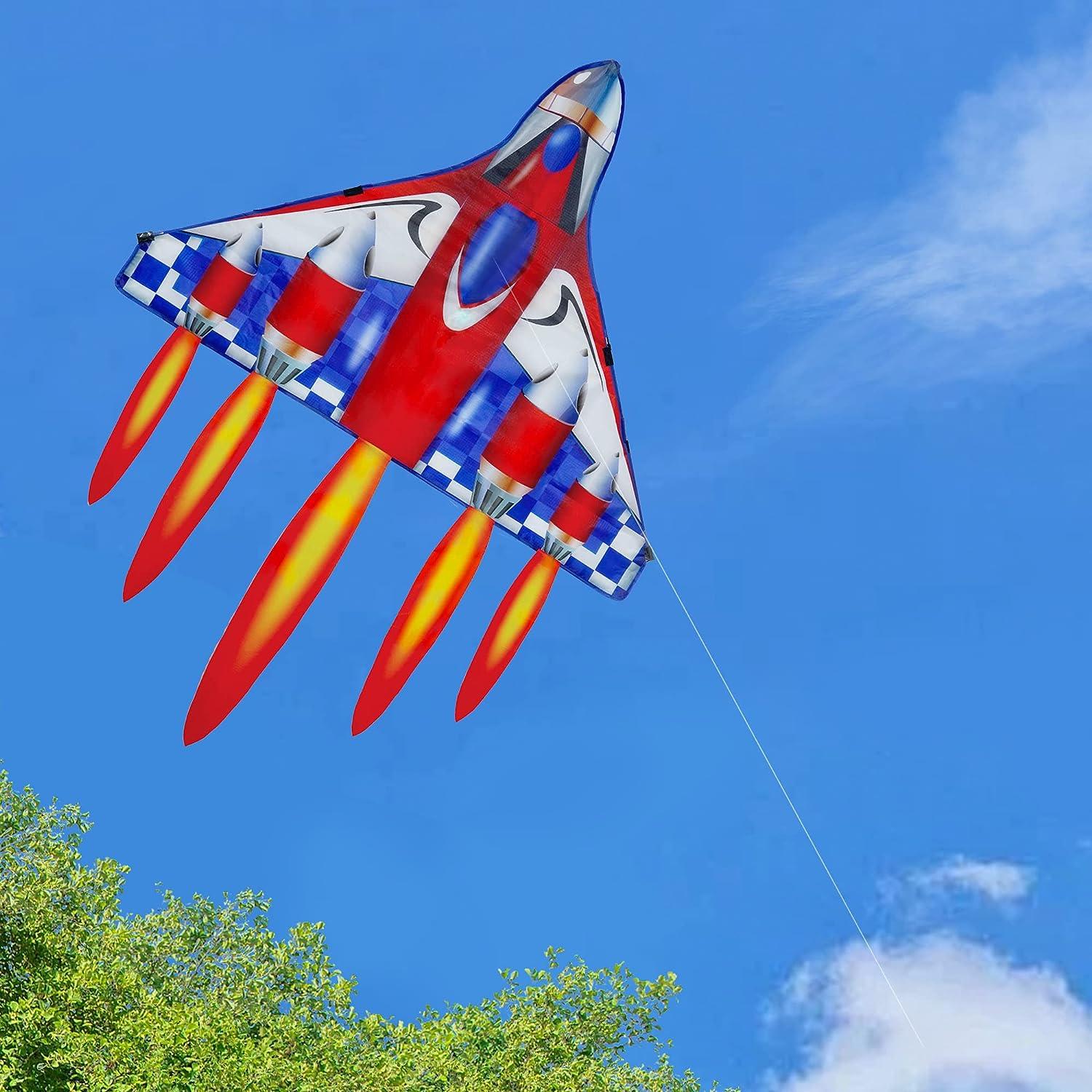 HENGDA KITE Delta Plane Kite 39x47 - Easy-to-Fly Design for Kids and ...