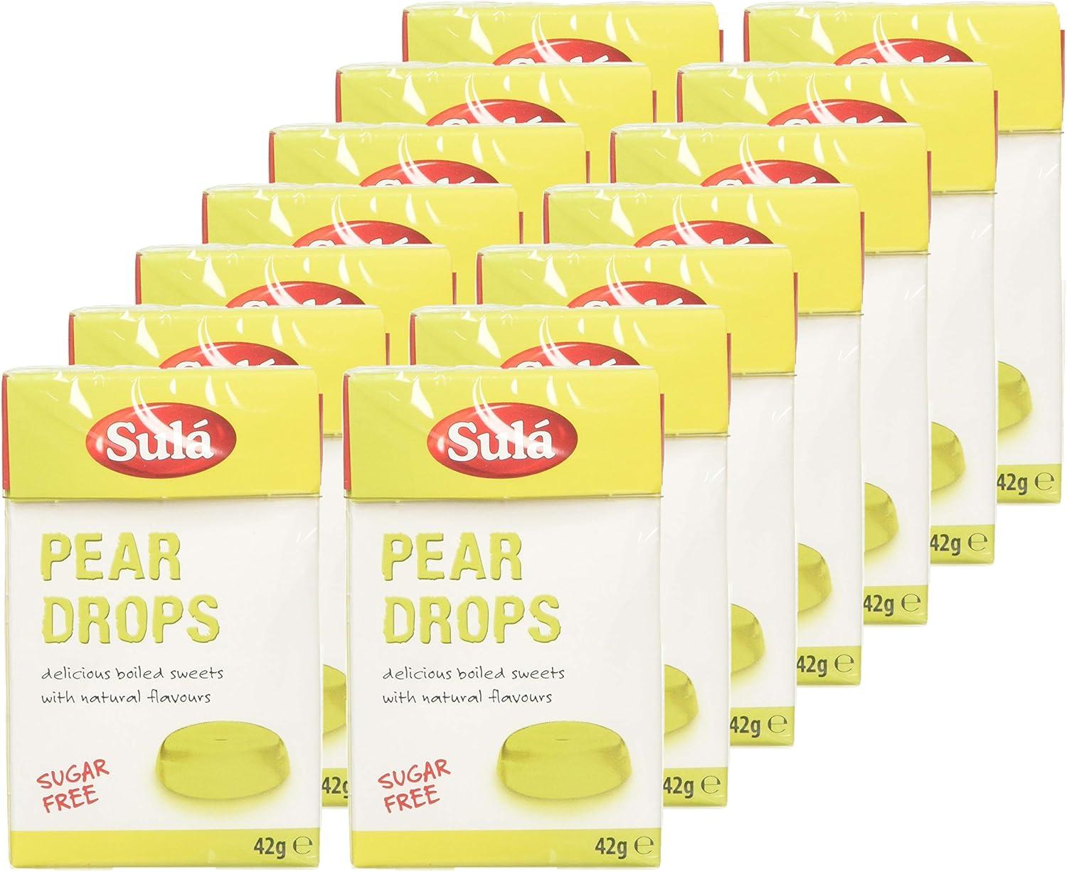 Sula Pear Drops Sweet 14 Boxes | Buy Now with Express International ...