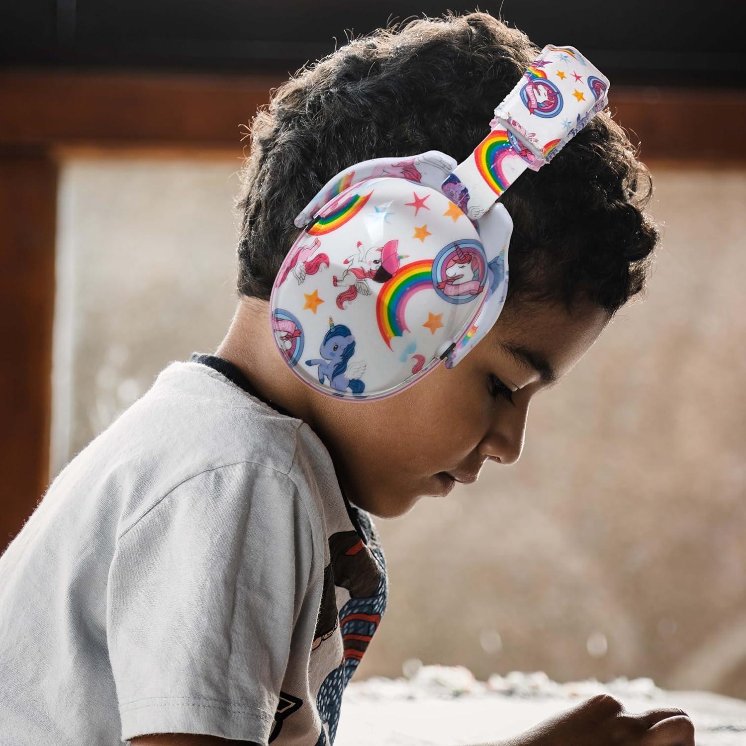 PROTEAR SNR 28 dB Kids Ear Protection Ear Muffs - Unicorn Design for ...