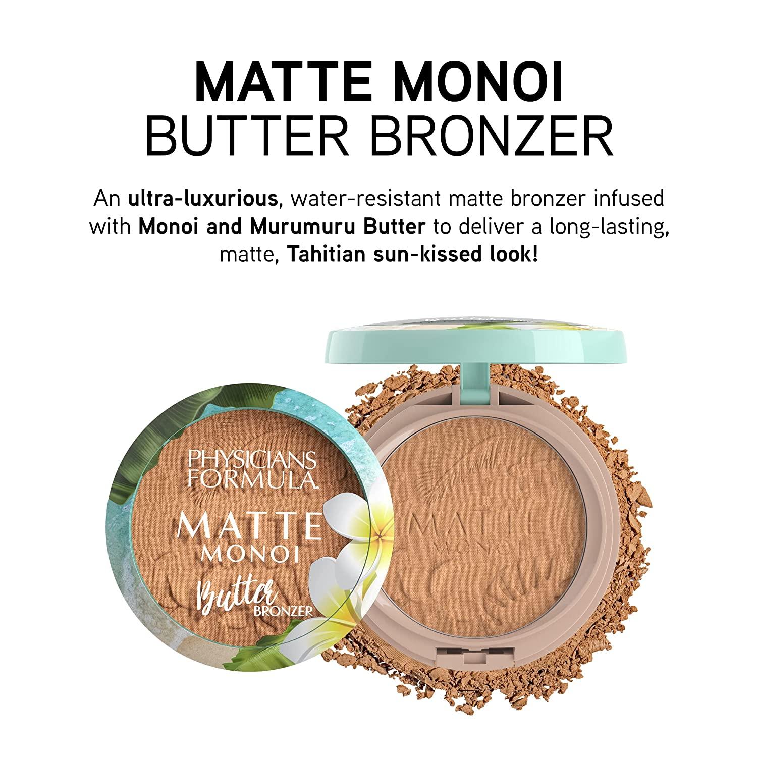 Physicians Formula Matte Monoi Butter Bronzer - Deep Matte Bronzer ...