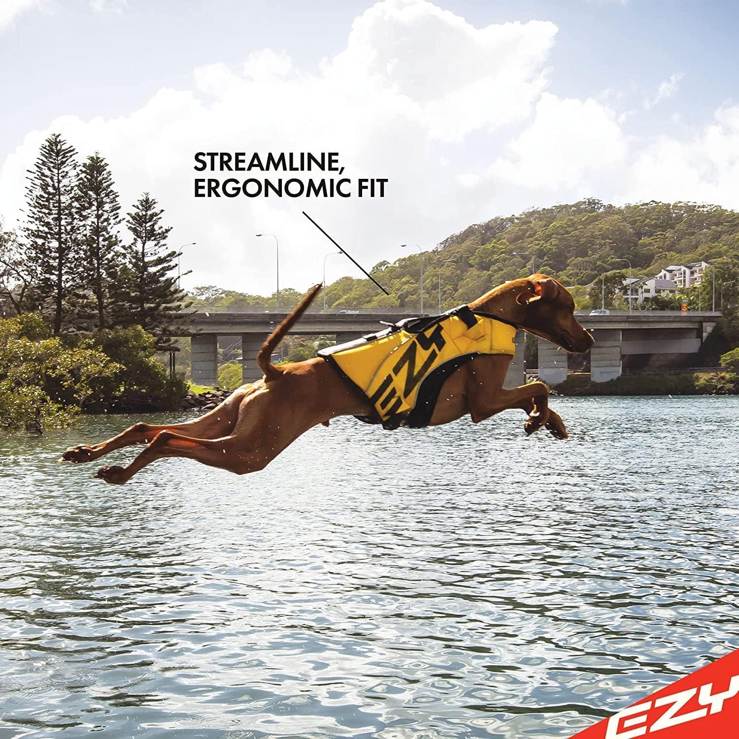 Ezydog Premium Life Jacket for Dogs - DFD X2 Swim Vest for Small Medium ...