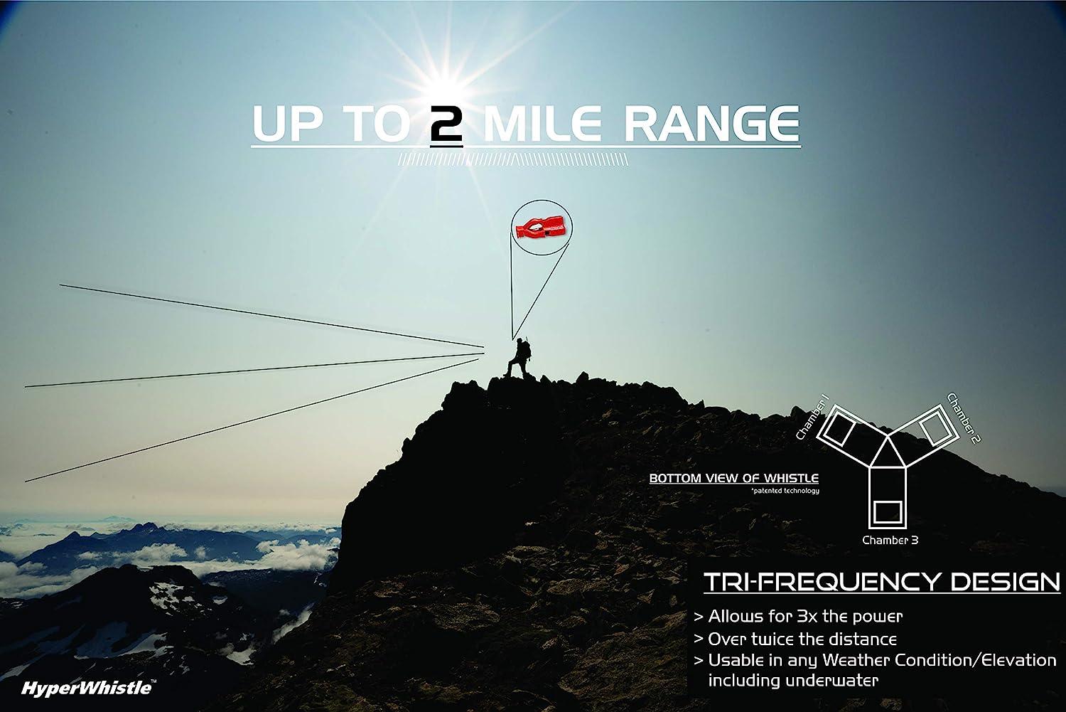 HyperWhistle Original Worlds Loudest Whistle - 142db Loud, Long Range ...