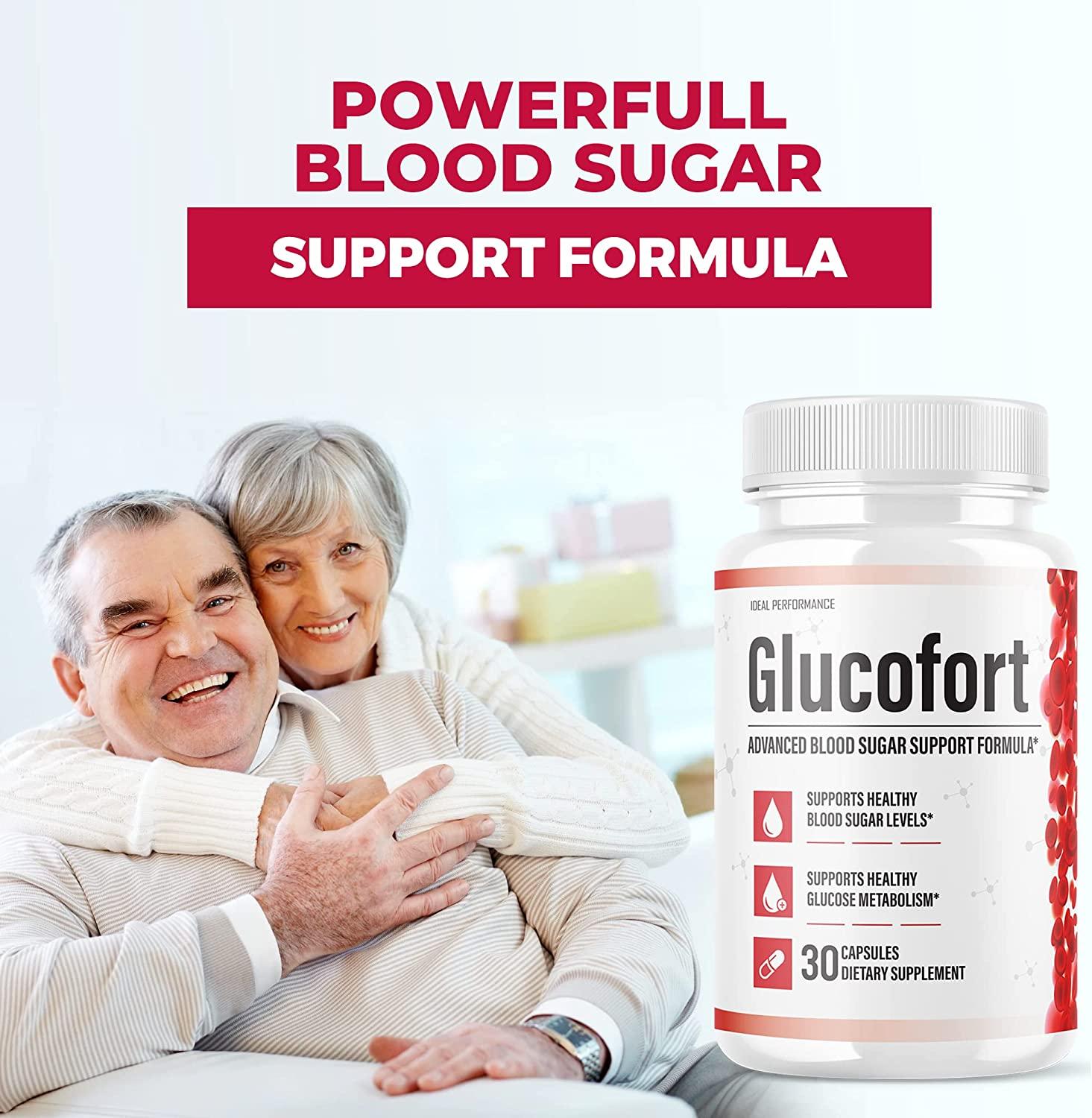 Official Glucofort Supplement - 3 Pack Support Formula | for Blood Sugar & Glucose Control | Buy ...