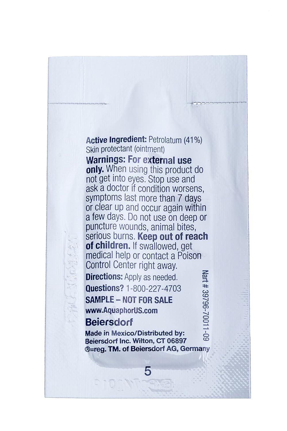 Aquaphor Advanced Skin Therapy .9g Packet (16ct) - Hydrating & Healing ...