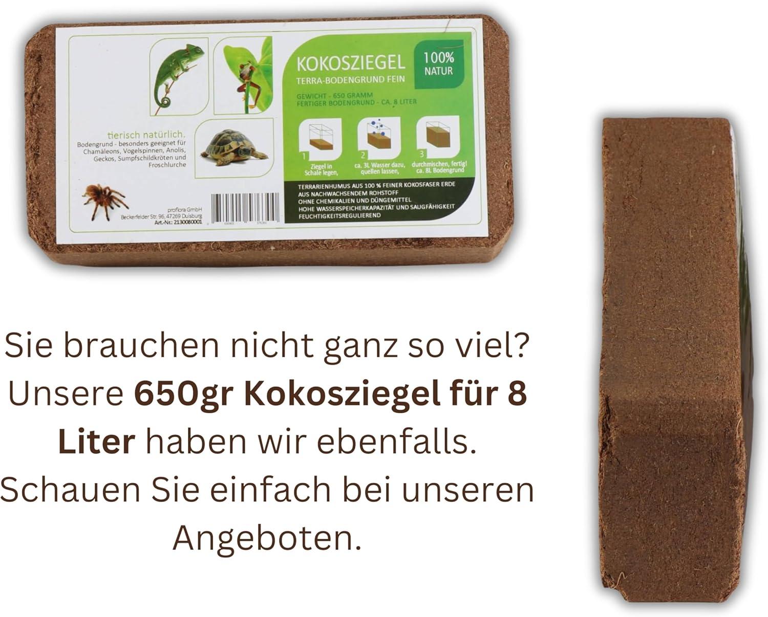 ProFlora Coconut Soil Terrarium Substrate 70L - Biodegradable Peat-Free Coconut Fiber Soil for ...